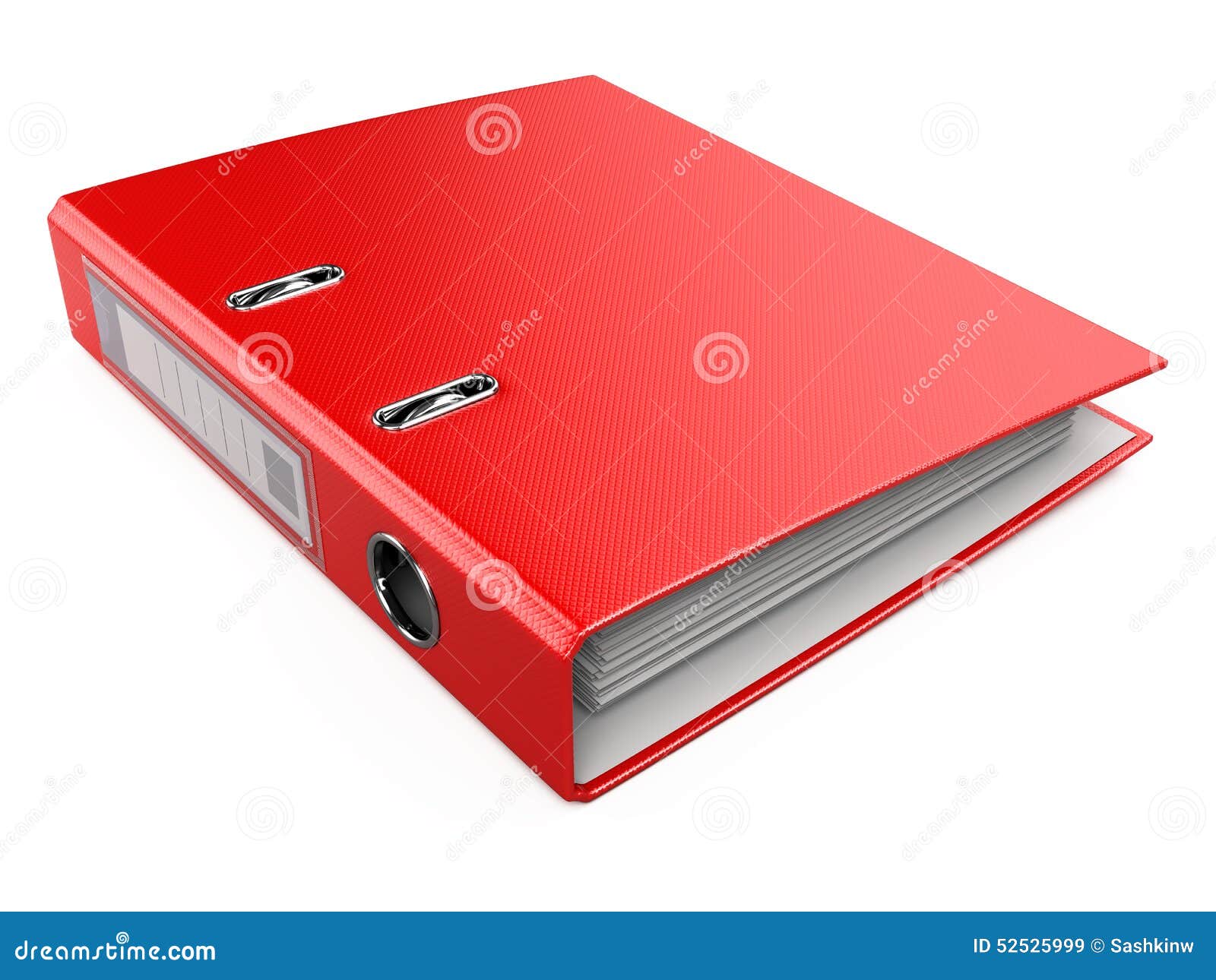 Roter Büro-Ordner Ring Binder Stock Abbildung - Illustration von ...
