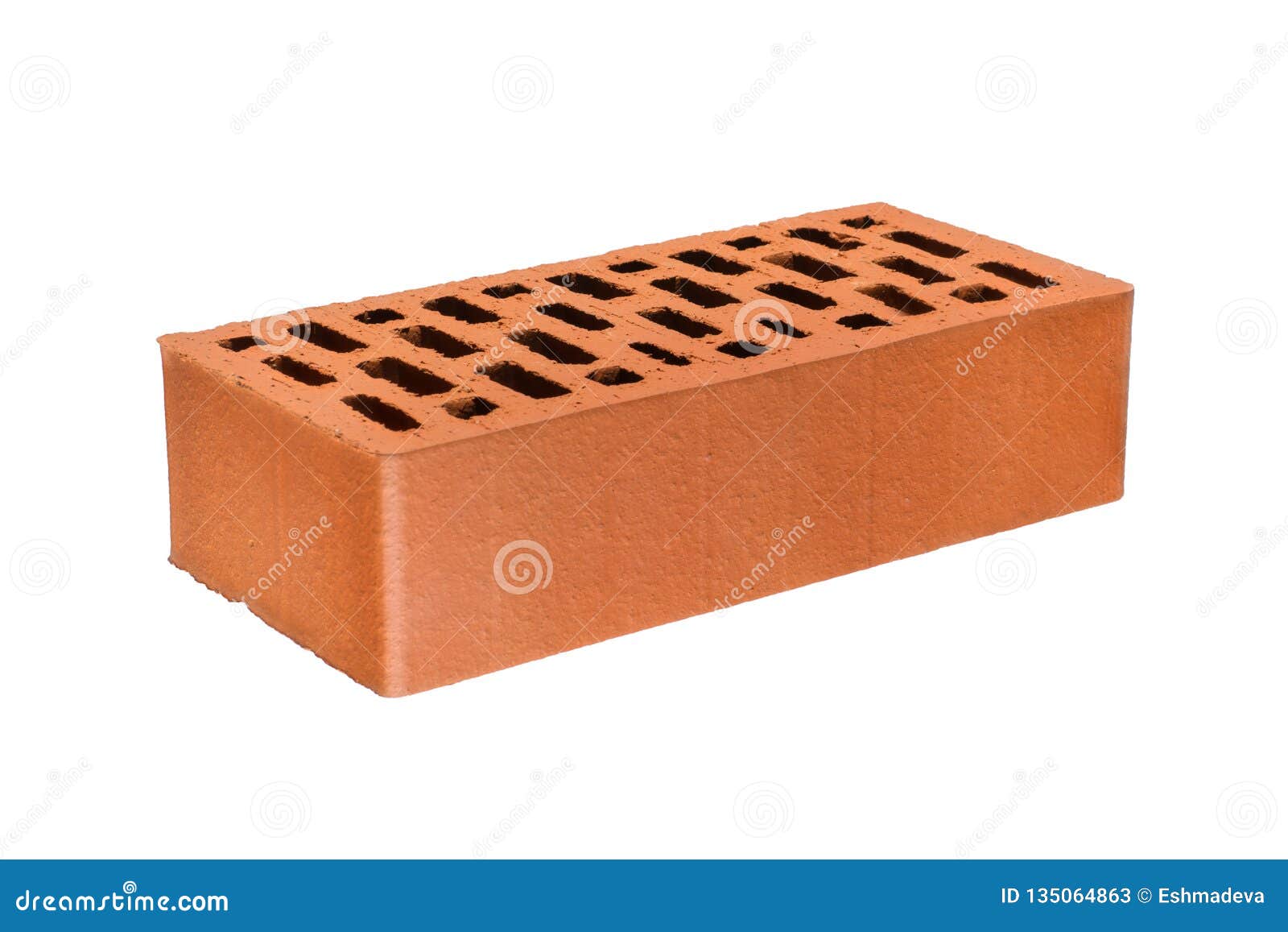 Roter Backstein Lokalisiert Stockbild - Bild von sauber, maurerarbeit ...