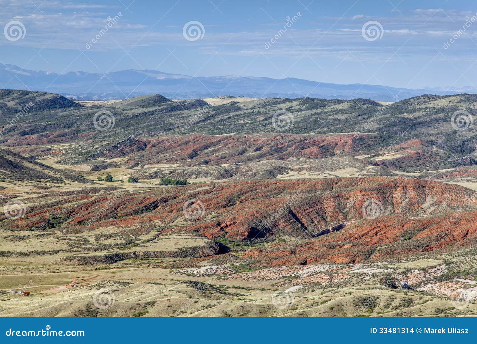 Roter Berg in Colorado stockfoto. Bild von klippe, berg - 33481314