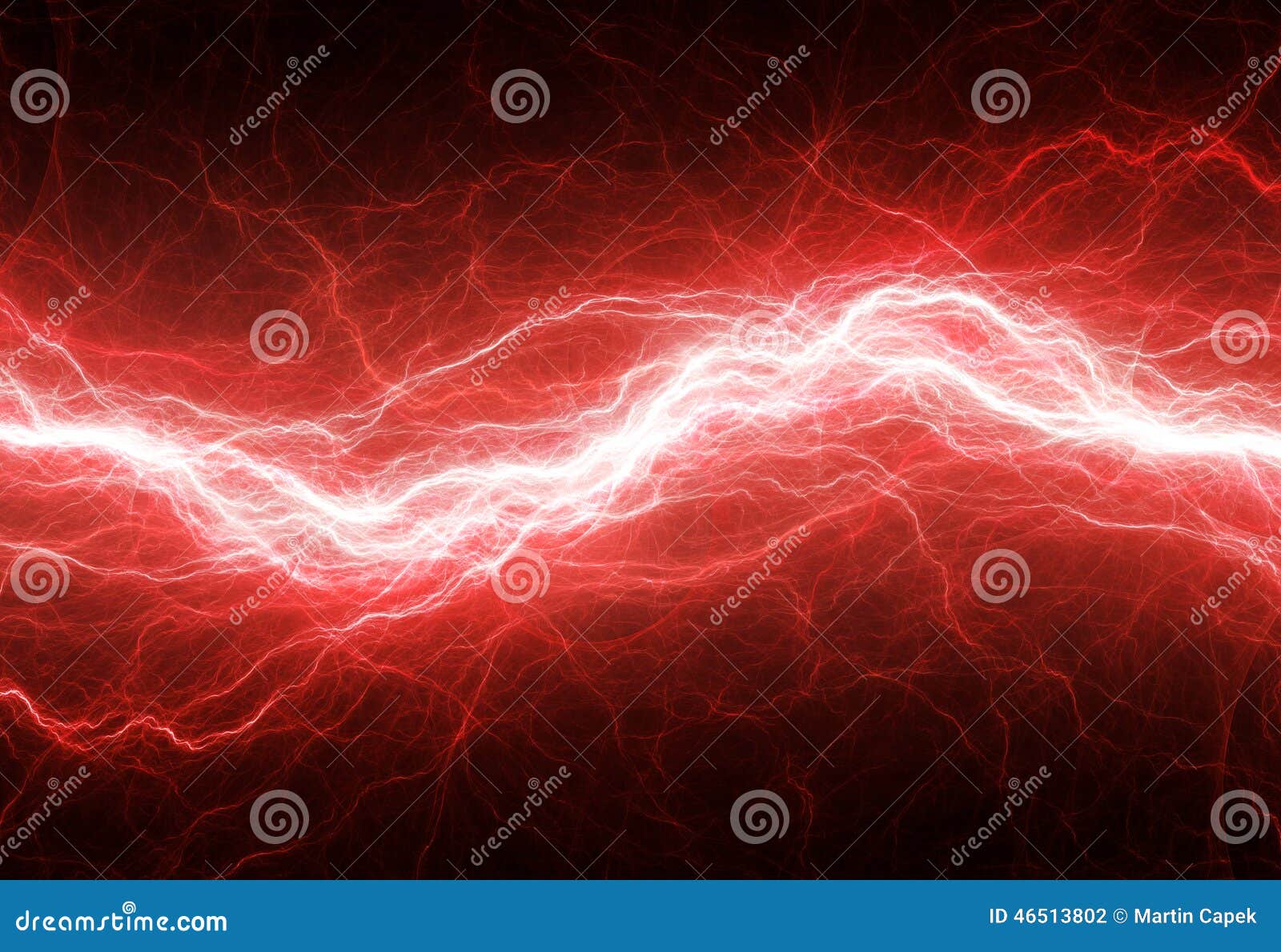 Roter Blitz stock abbildung. Illustration von farbe, blinken - 46513802