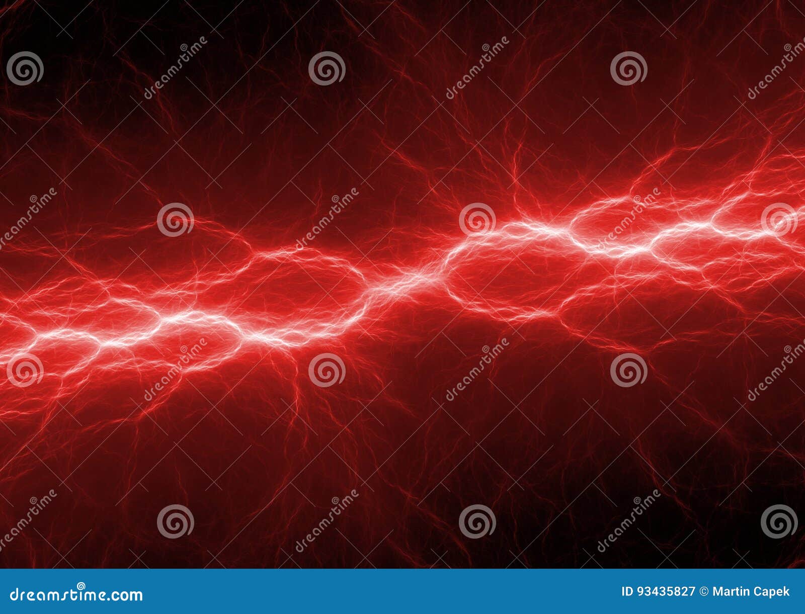 Roter Blitz stock abbildung. Illustration von gefahr - 93435827