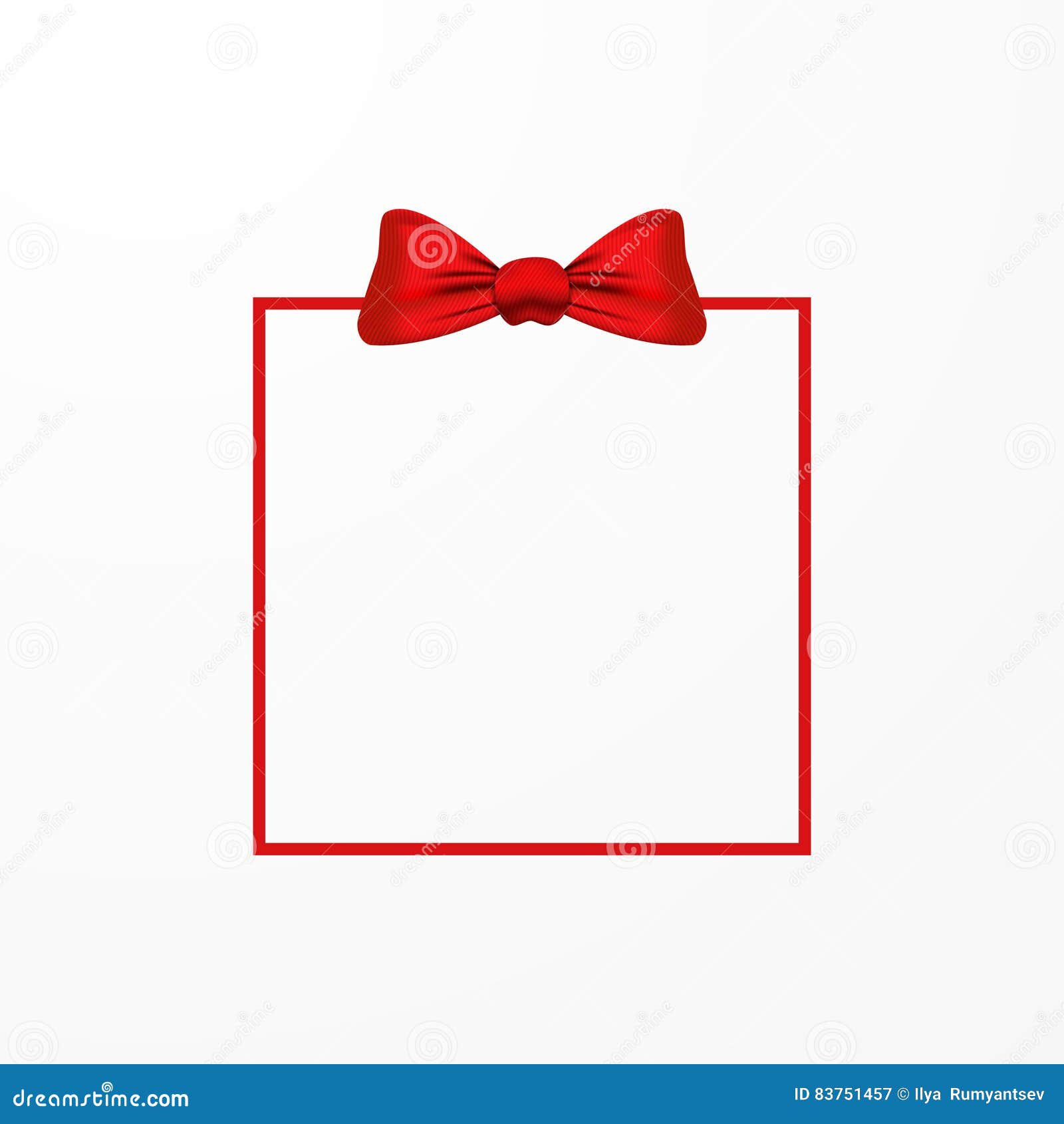 Roter Bogen Und Rahmen Des Vektors Vektor Abbildung - Illustration von ...