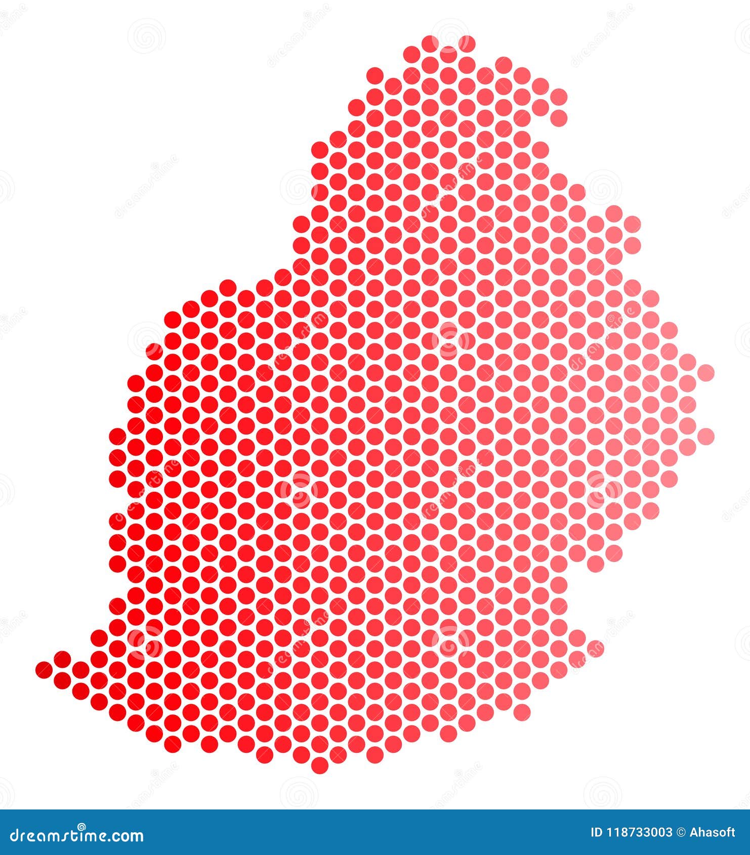 Roter Dot Mauritius Island Map Vektor Abbildung - Illustration von ...