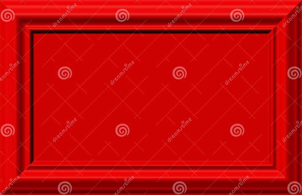 Roter Rahmen stock abbildung. Illustration von abbildung - 4891073