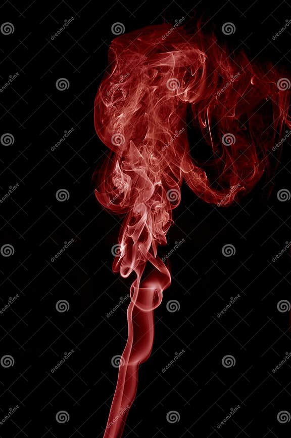 Roter Rauch stockfoto. Bild von kunst, hintergrund, duft - 45121414