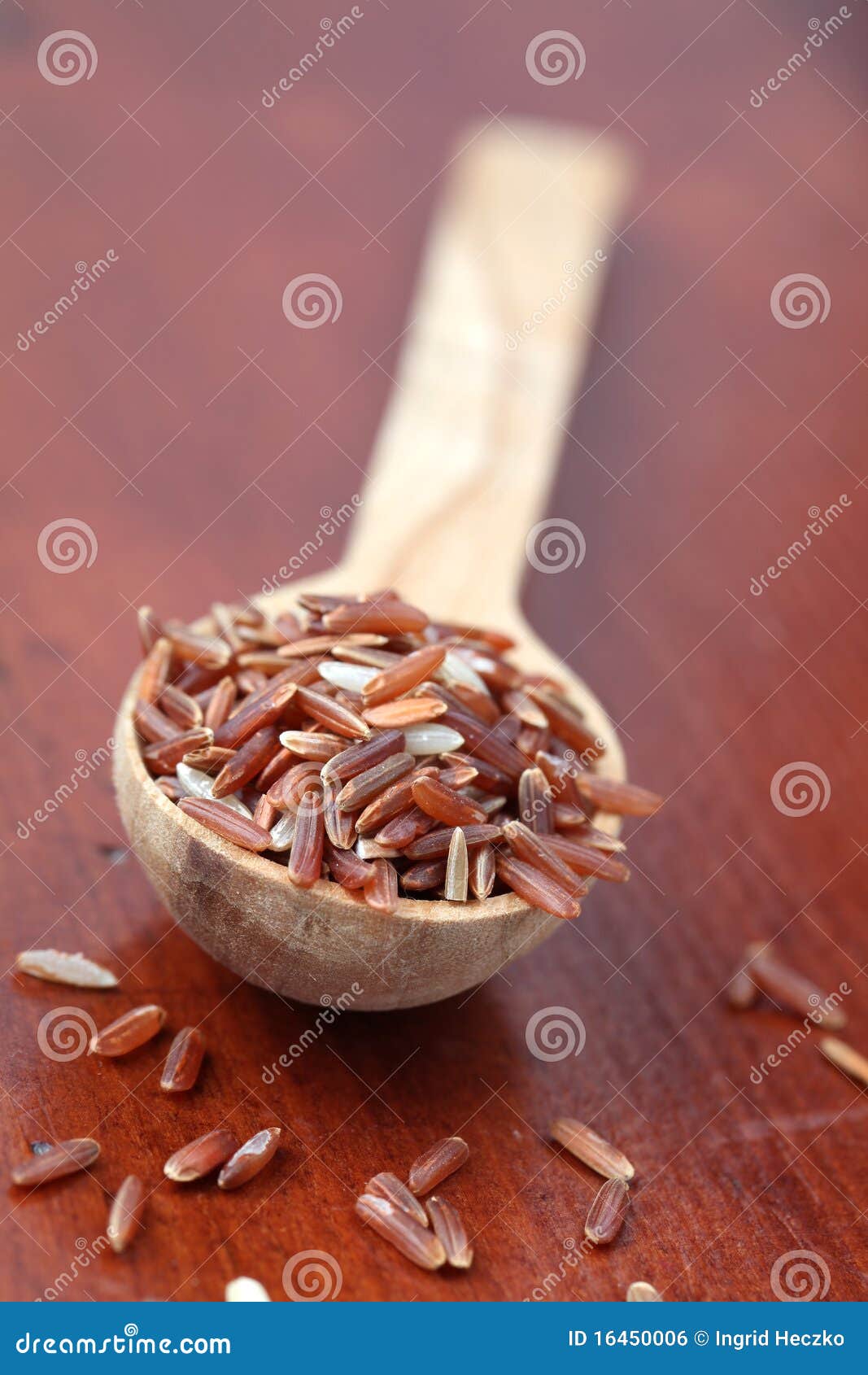 Roter Reis stockfoto. Bild von nahaufnahme, nahrung, vegan - 16450006