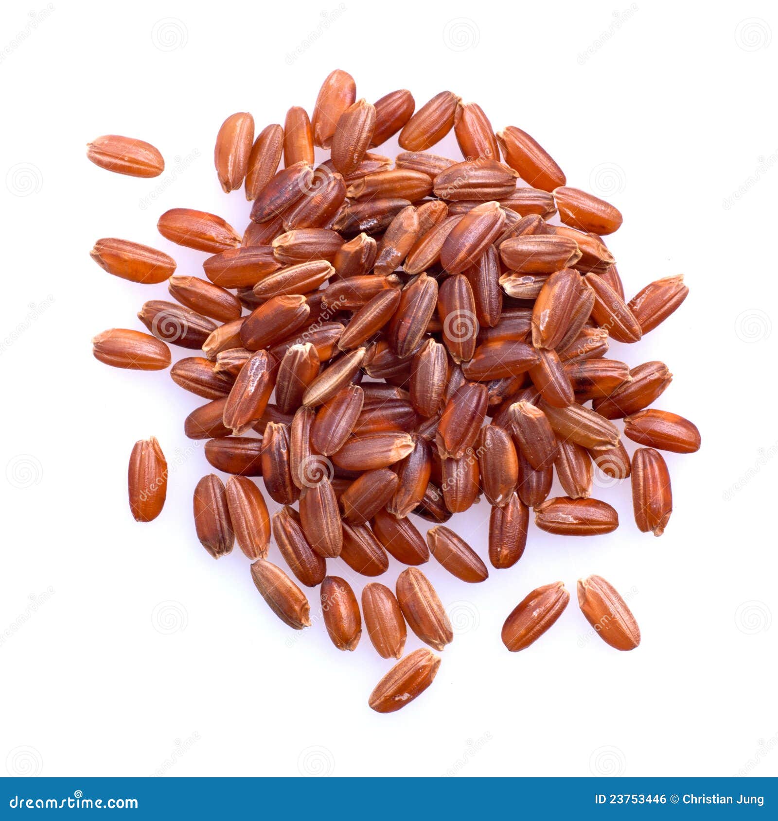 Roter Reis stockfoto. Bild von mais, organisch, ernte - 23753446