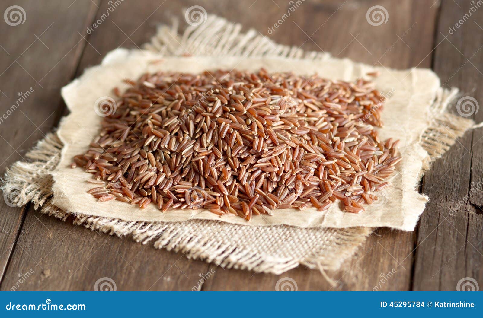 Roter Reis stockfoto. Bild von frech, gesund, rustikal - 45295784