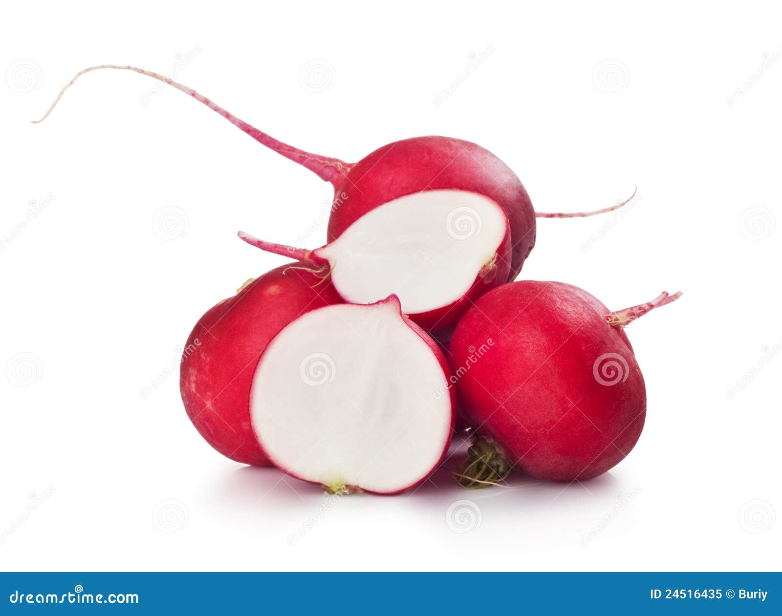 Roter Rettich stockbild. Bild von vegetarier, rettich - 24516435