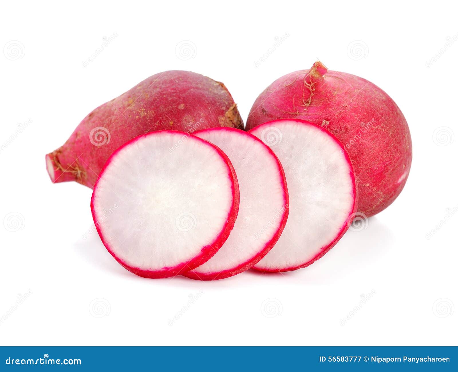 Roter Rettich stockbild. Bild von purpurrot, reif, nahrung - 56583777