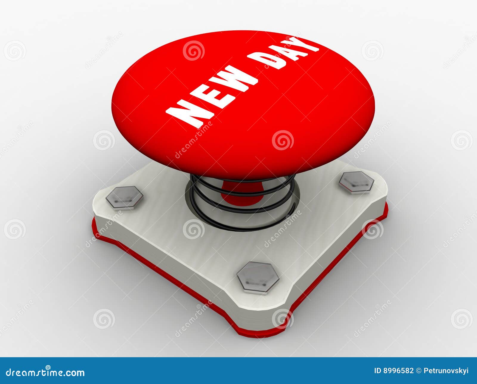 Roter Startknopf stock abbildung. Illustration von steuerung - 8996582