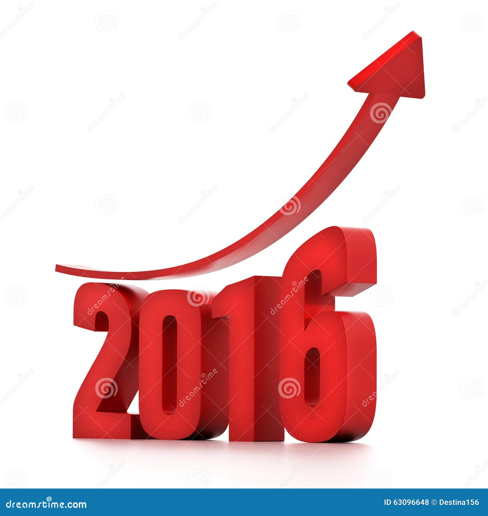 Roter Steigender Pfeil 2016 Stock Abbildung - Illustration von zeichen ...