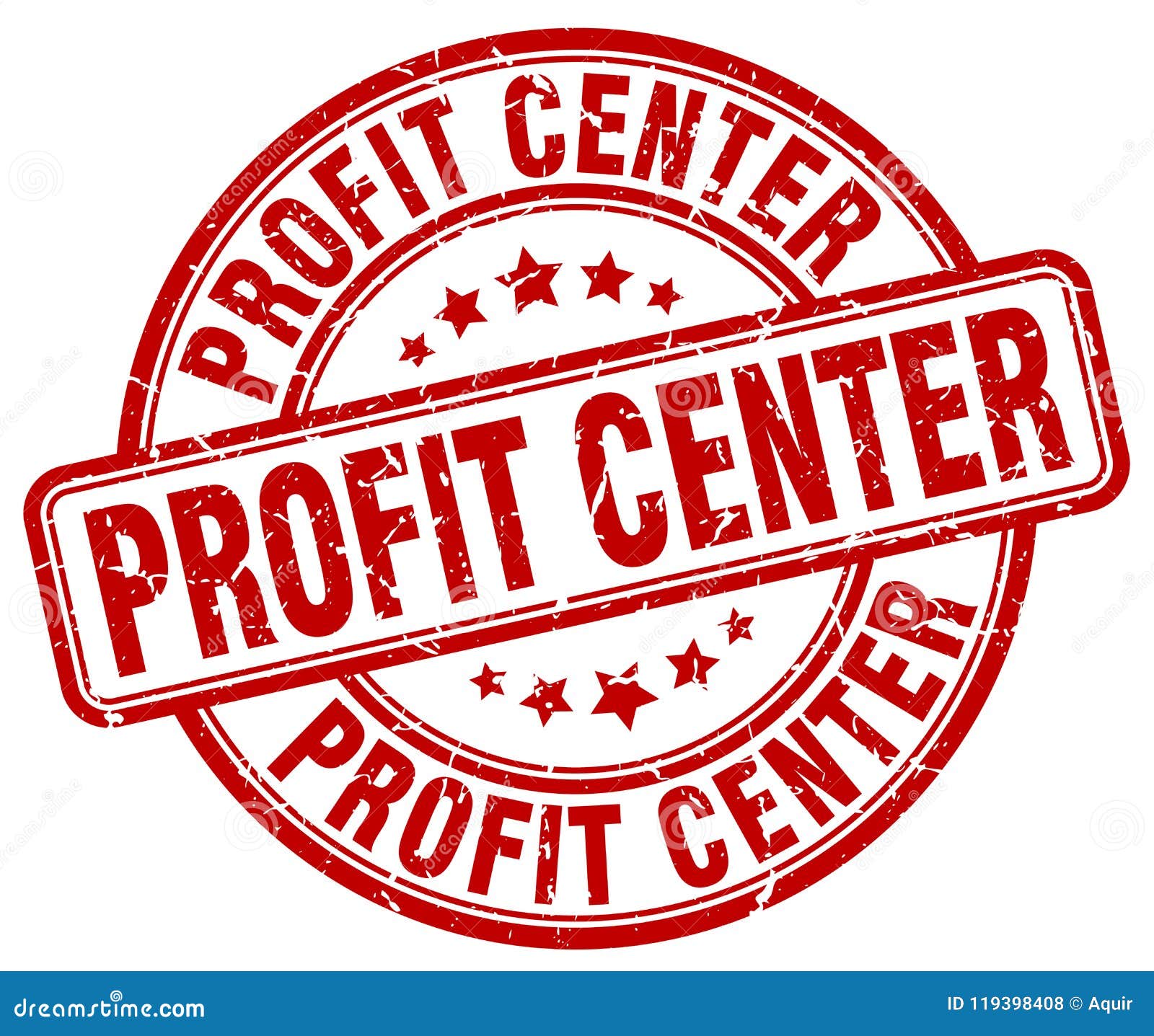 Roter Stempel Des Profit-Centers Vektor Abbildung - Illustration von ...