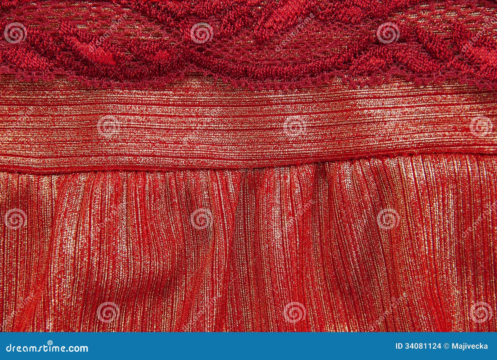 Roter Stoff stockfoto. Bild von beschaffenheit, seidig - 34081124