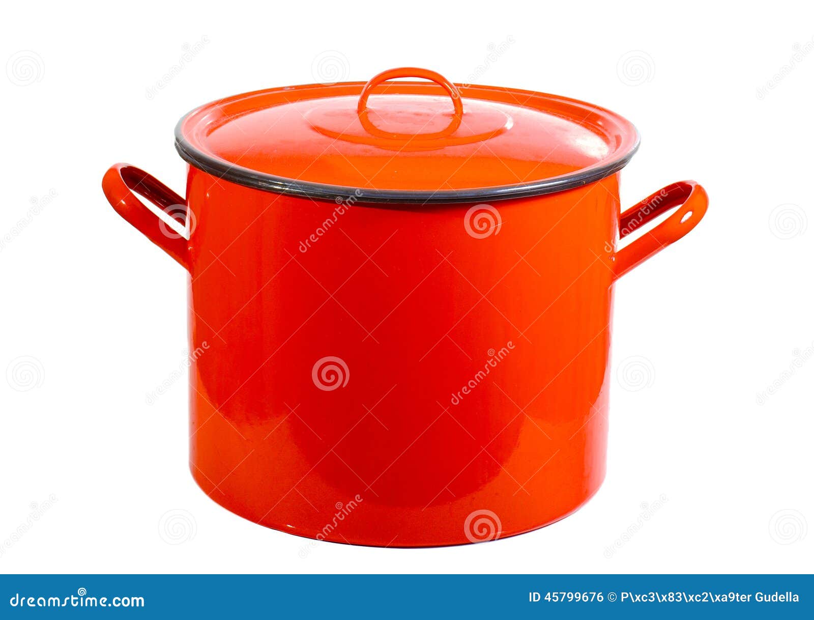 Roter Topf stockfoto. Bild von einzelteil, wanne, getrennt - 45799676