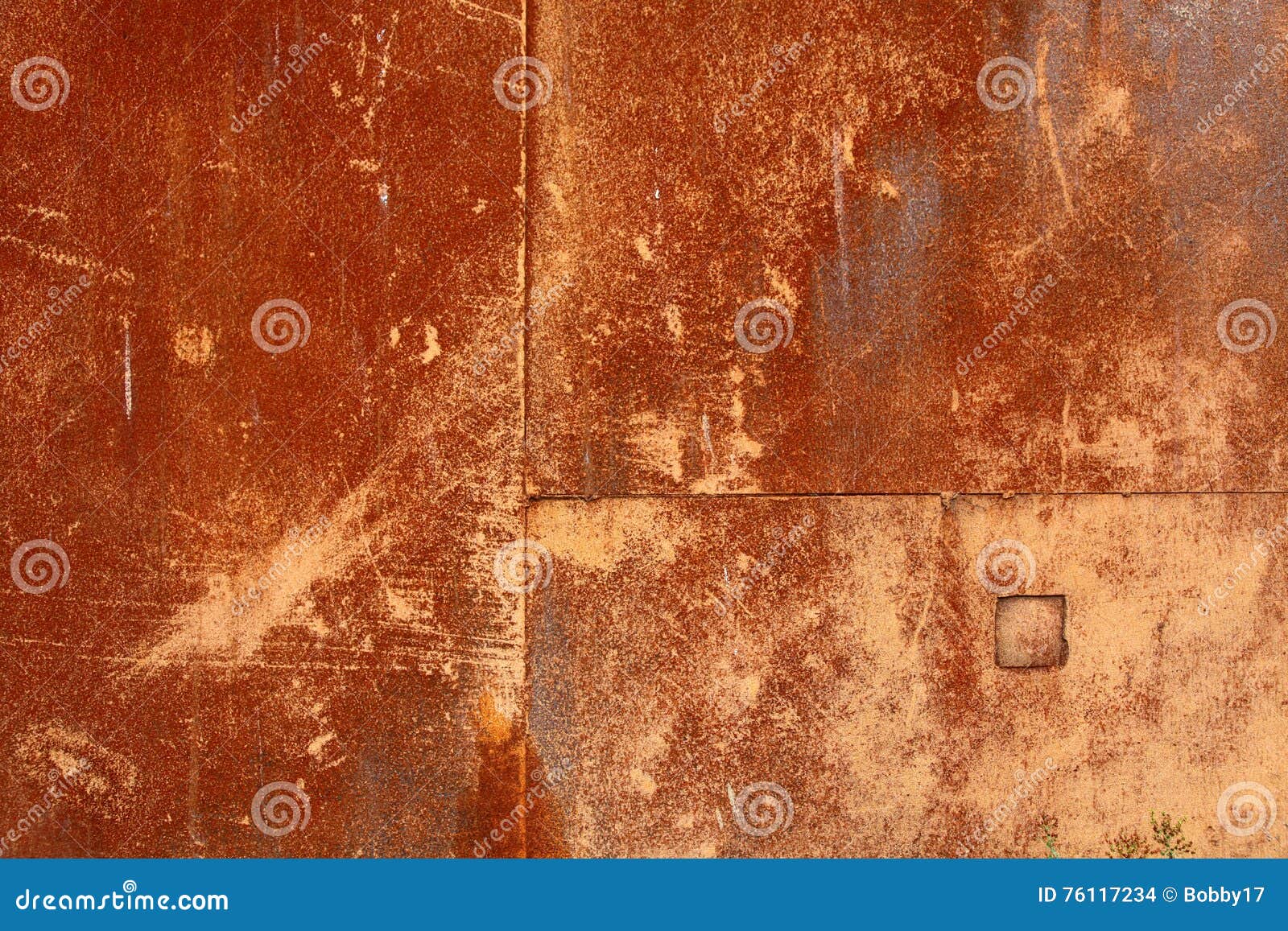 Roter Und Brauner Rost Auf Metall Stockfoto - Bild von kunst, auslegung ...