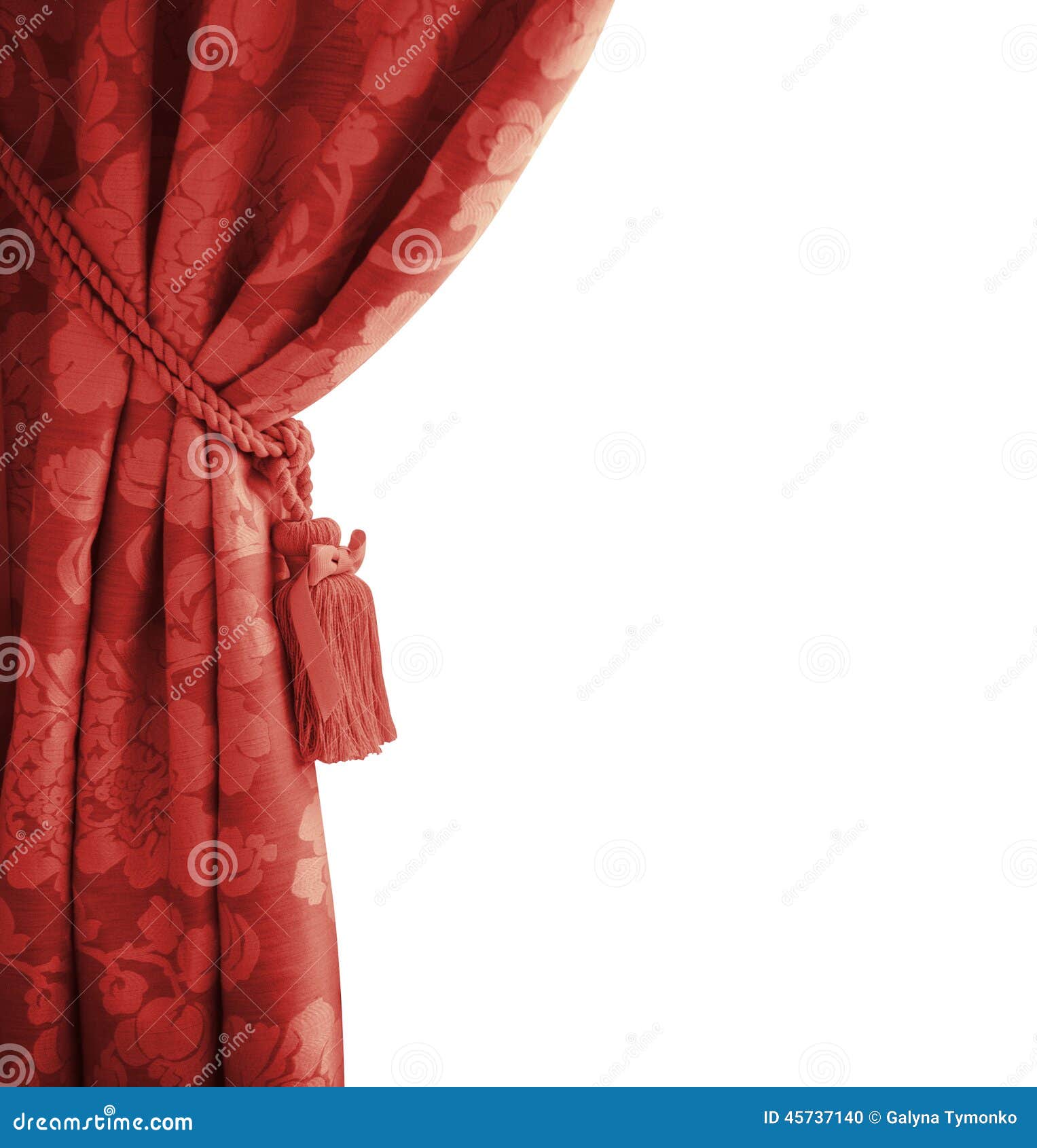 Roter Vorhang stockfoto. Bild von klassisch, abbildung - 45737140
