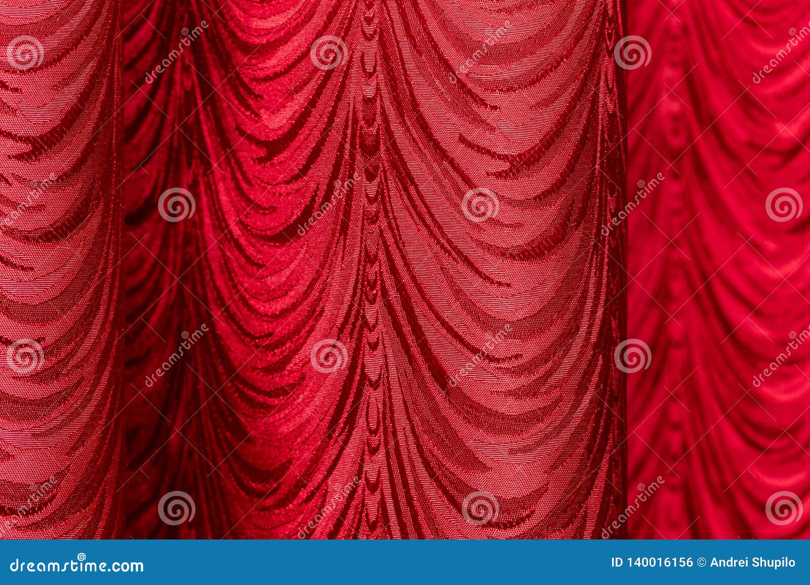 Roter Vorhang Als Abstrakter Hintergrund Stockfoto - Bild von leuchte ...