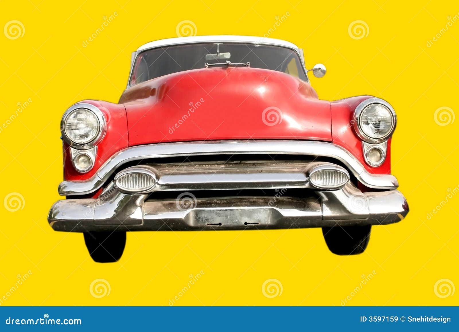 Rotes altes Auto stockbild. Bild von klumpen, distanzadresse - 3597159