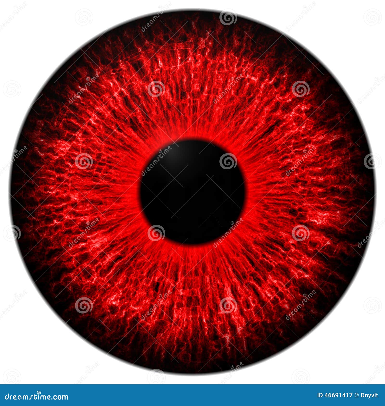 Rotes Auge stock abbildung. Illustration von blau, wimper - 46691417