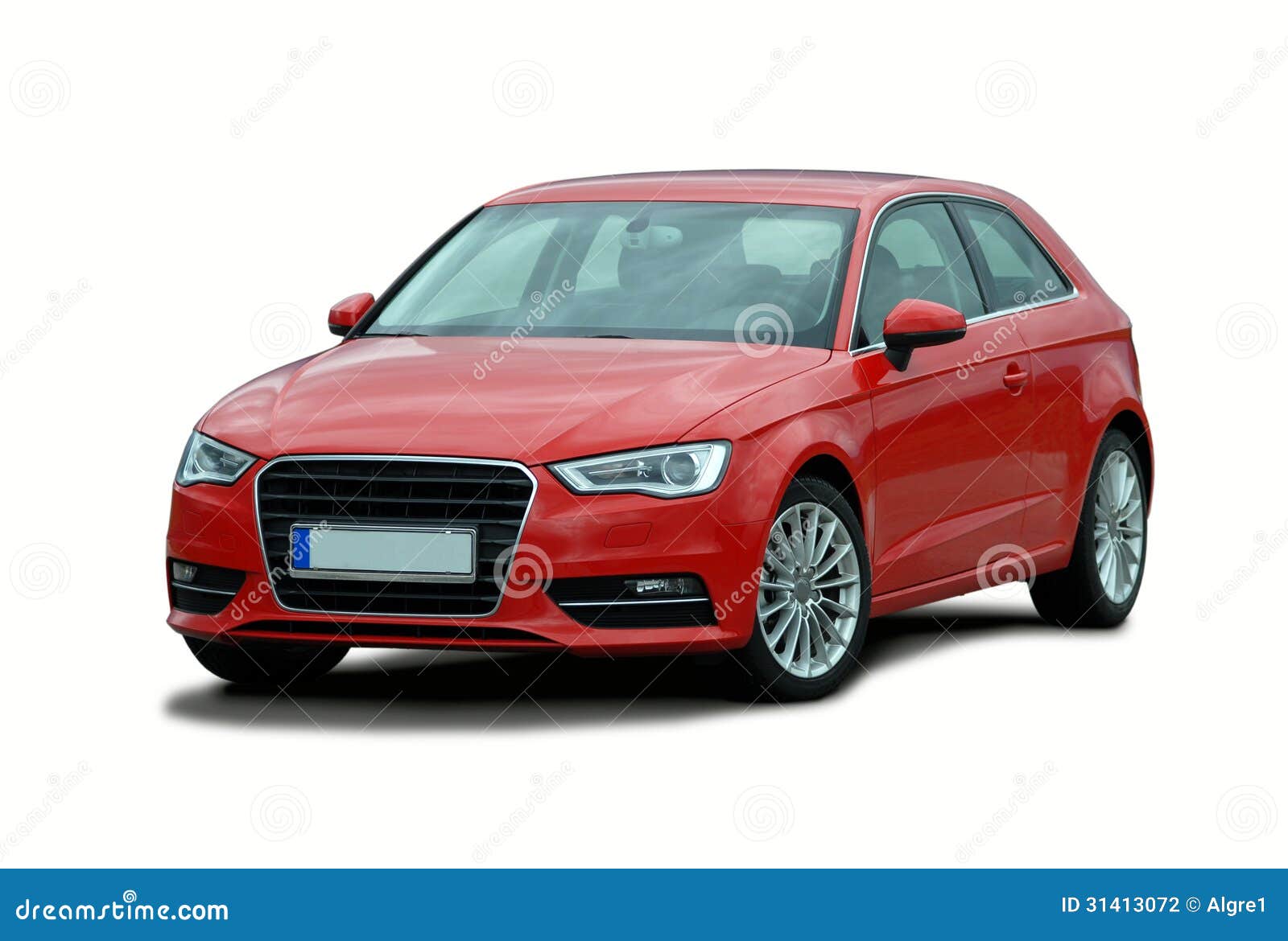 Rotes Auto stockfoto. Bild von familie, frontseite, leistungsfähigkeit ...