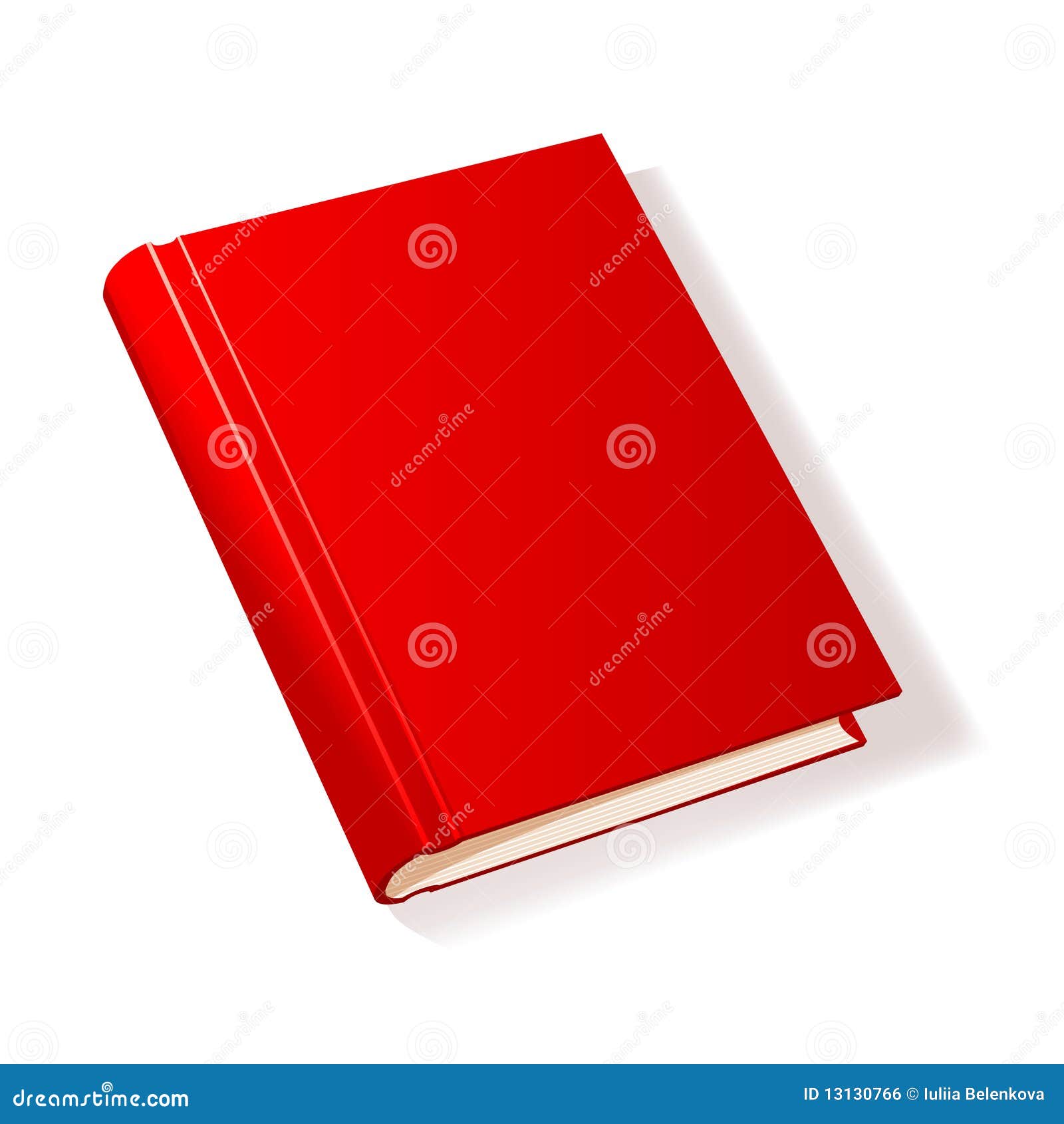 Rotes Buch vektor abbildung. Illustration von arbeitsbuch - 13130766