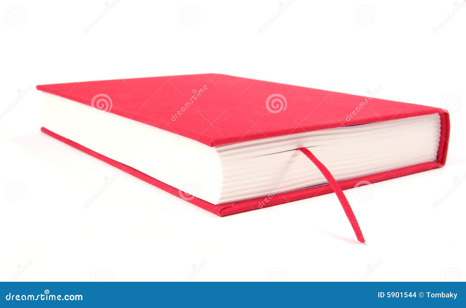 Rotes Buch Auf Weißem Hintergrund Stockfoto - Bild von schule, buch ...