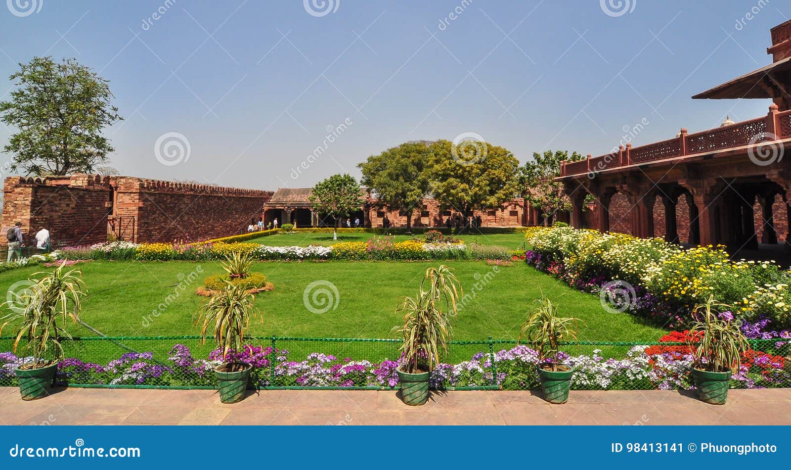 Rotes Fort in Agra, Indien redaktionelles foto. Bild von agra - 98413141