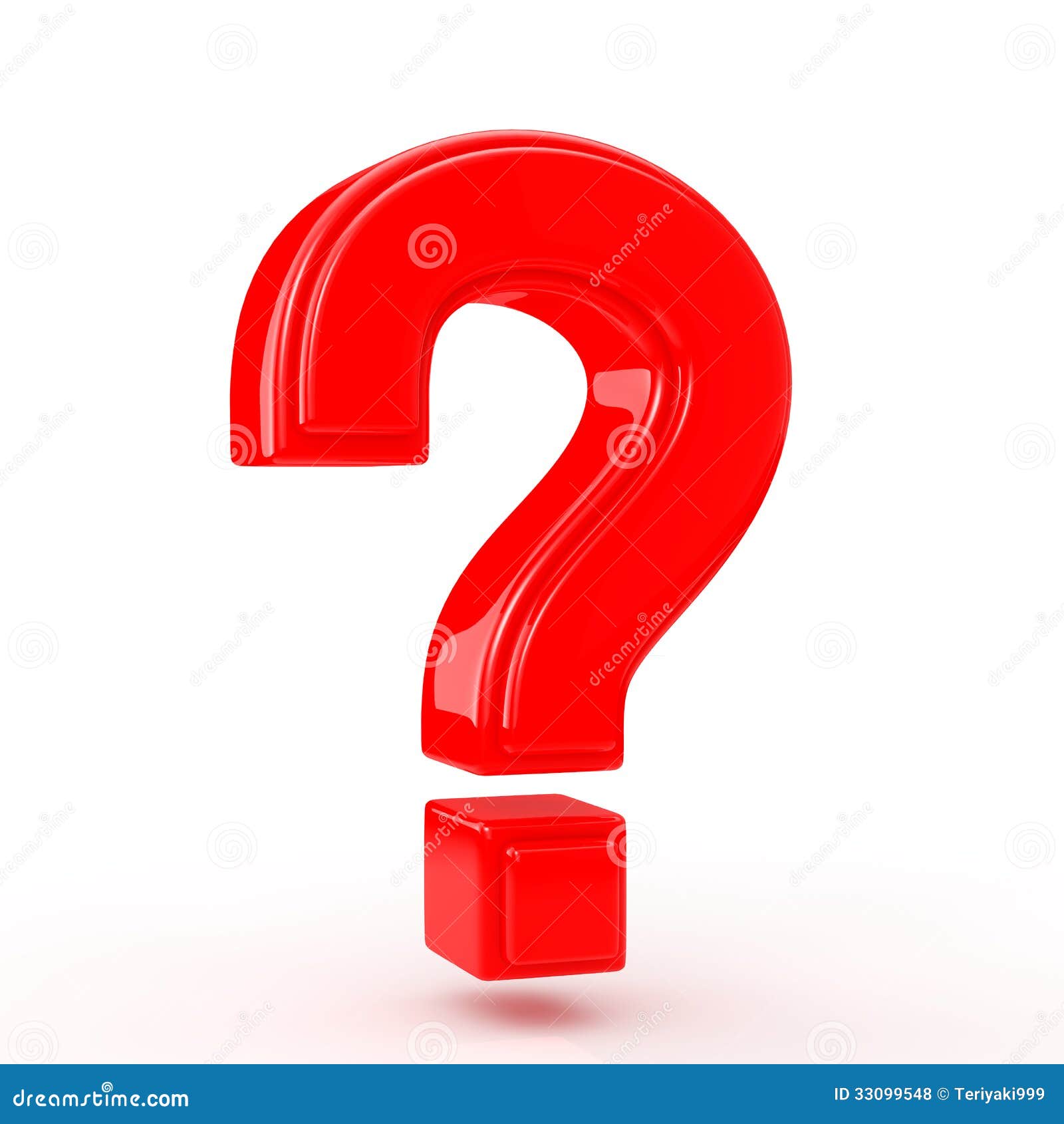 Rotes Fragezeichen stock abbildung. Illustration von lernen - 33099548