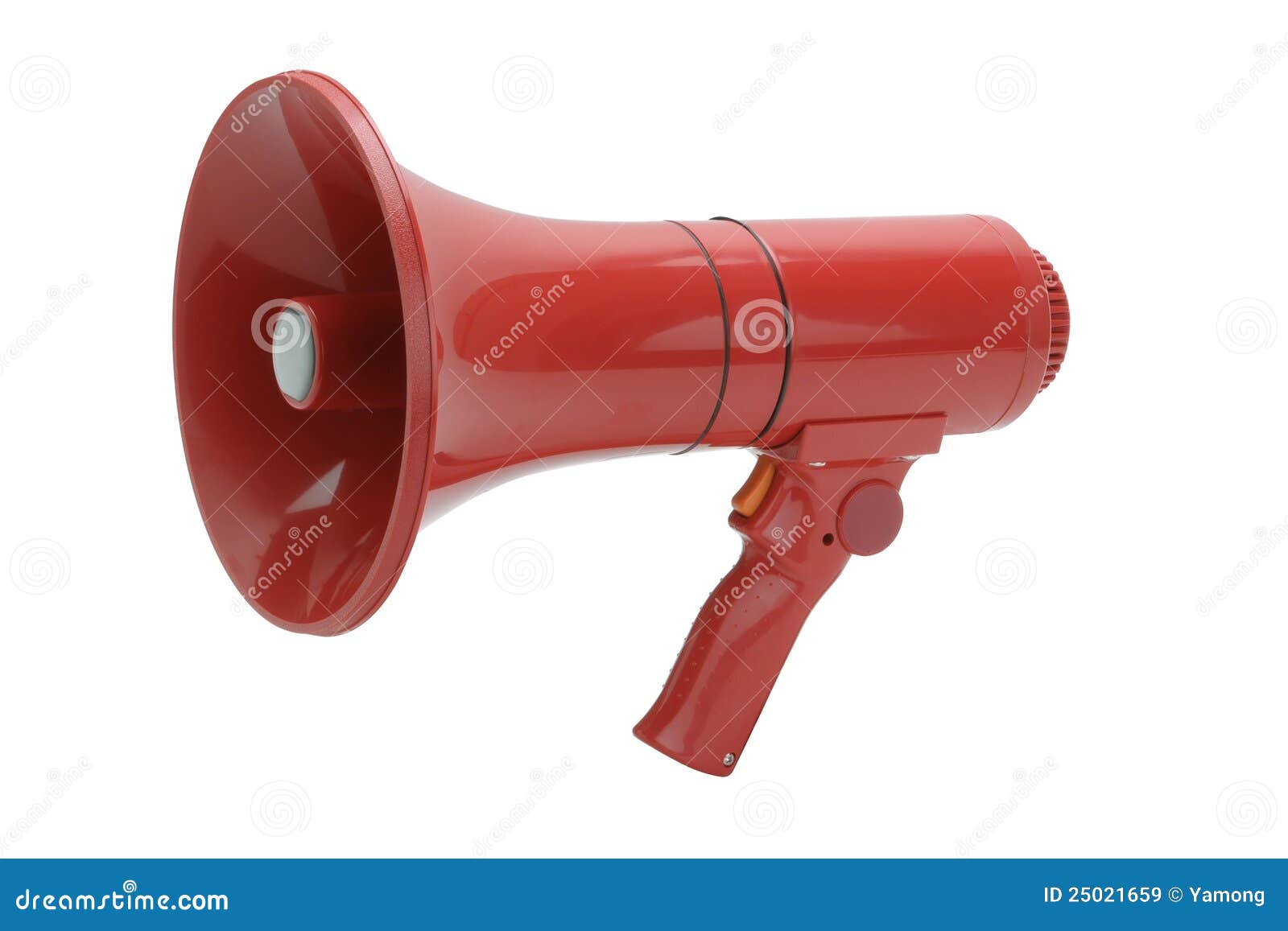 Rotes Megaphon stockbild. Bild von megaphon, hand, bericht - 25021659