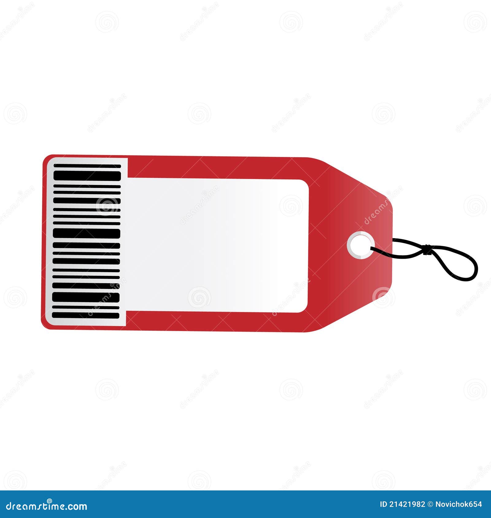 Rotes Preisschild vektor abbildung. Illustration von anstrich - 21421982