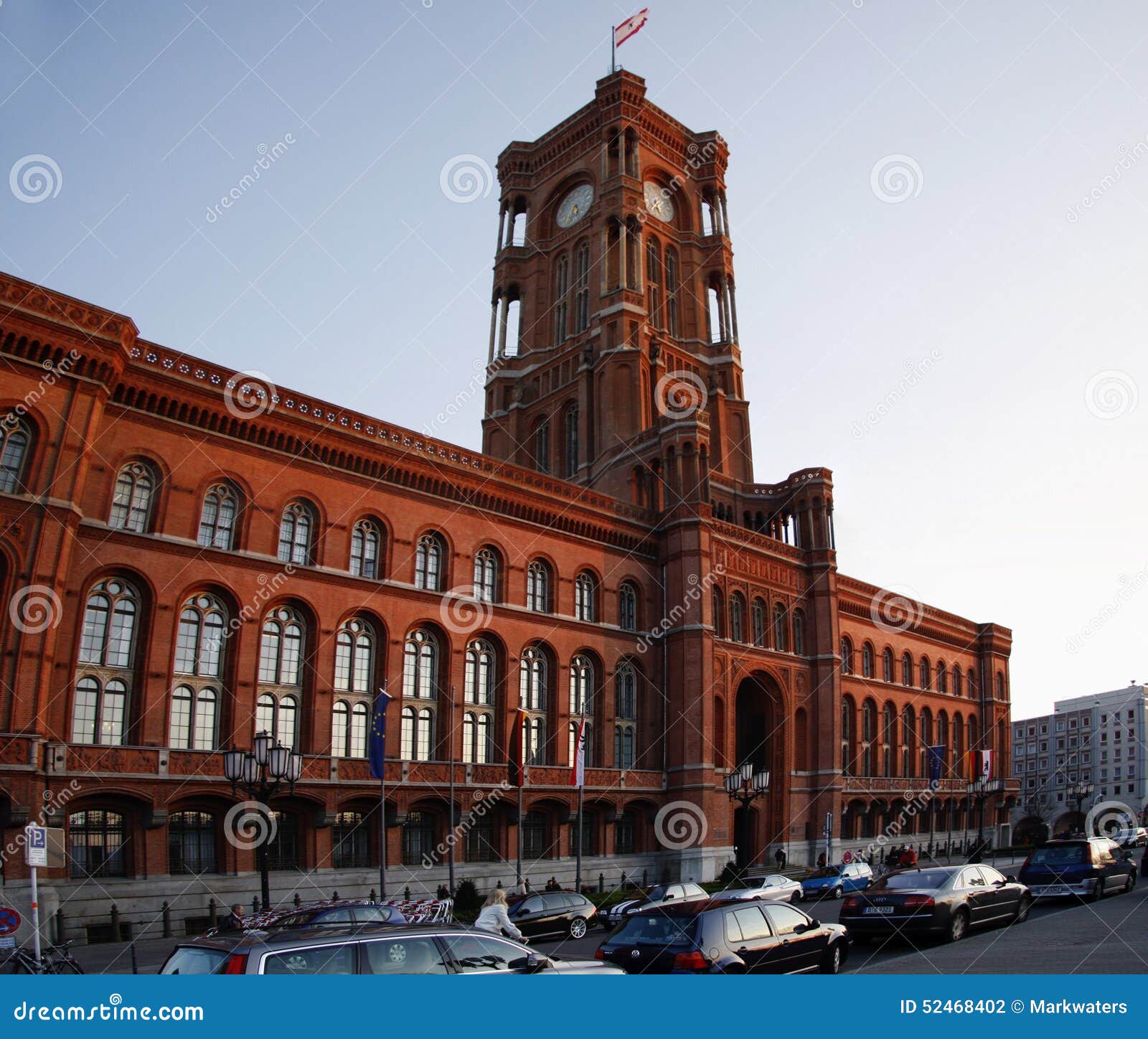 Rotes Rathaus Berlin editorial photography. Image of rote - 52468402