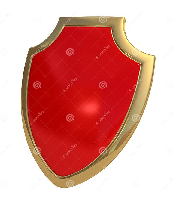 Rotes Schild stock abbildung. Illustration von sicherheit - 6382655