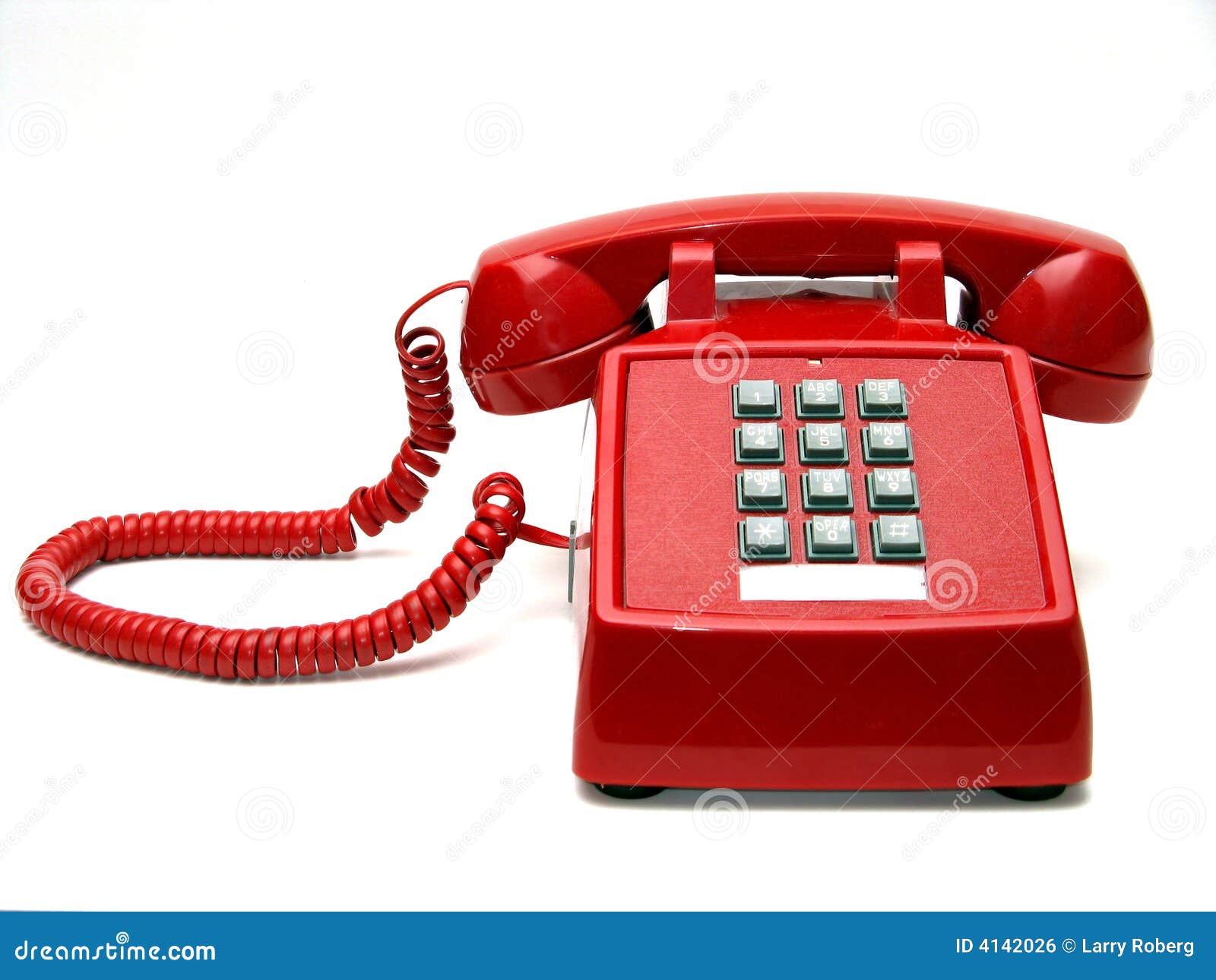 Rotes Telefon stockfoto. Bild von telefon, empfänger, zeile - 4142026