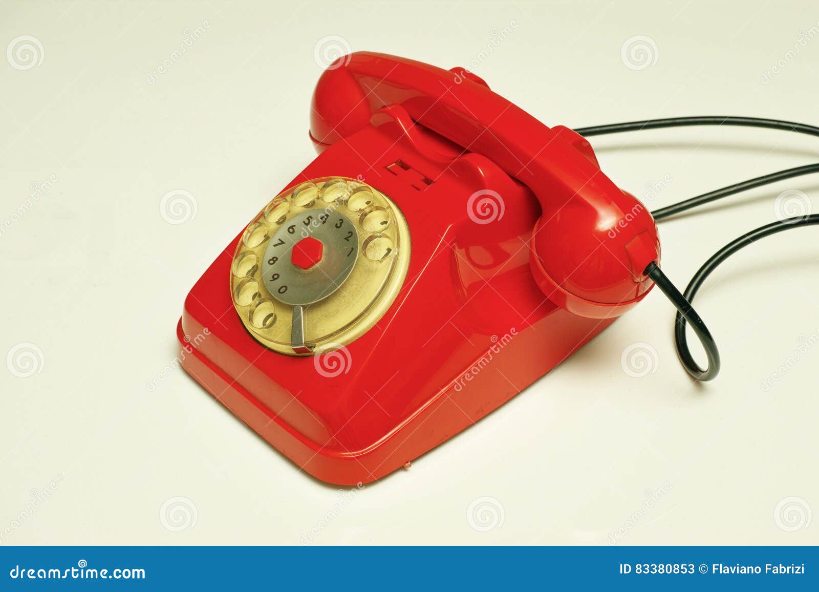 Rotes Telefon stockbild. Bild von kommunikation, empfänger - 83380853