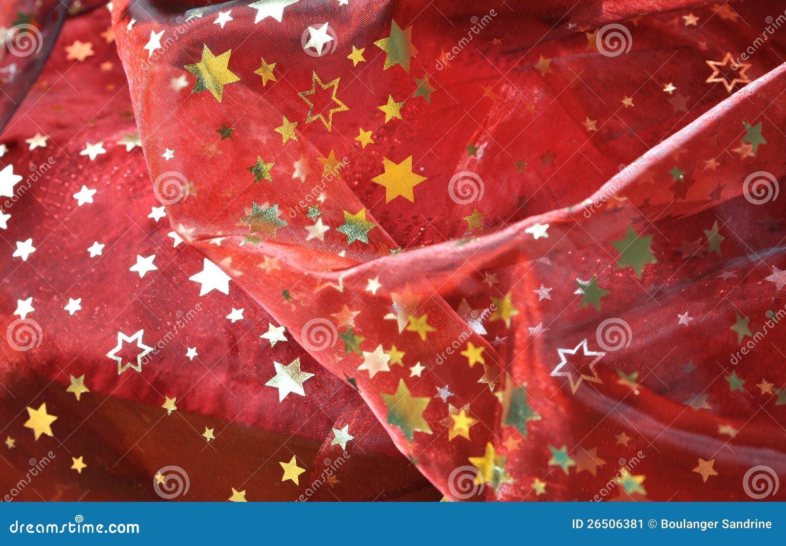 Rotes Tuch Mit Goldenen Sternen Stockbild - Bild von feier, stern: 26506381