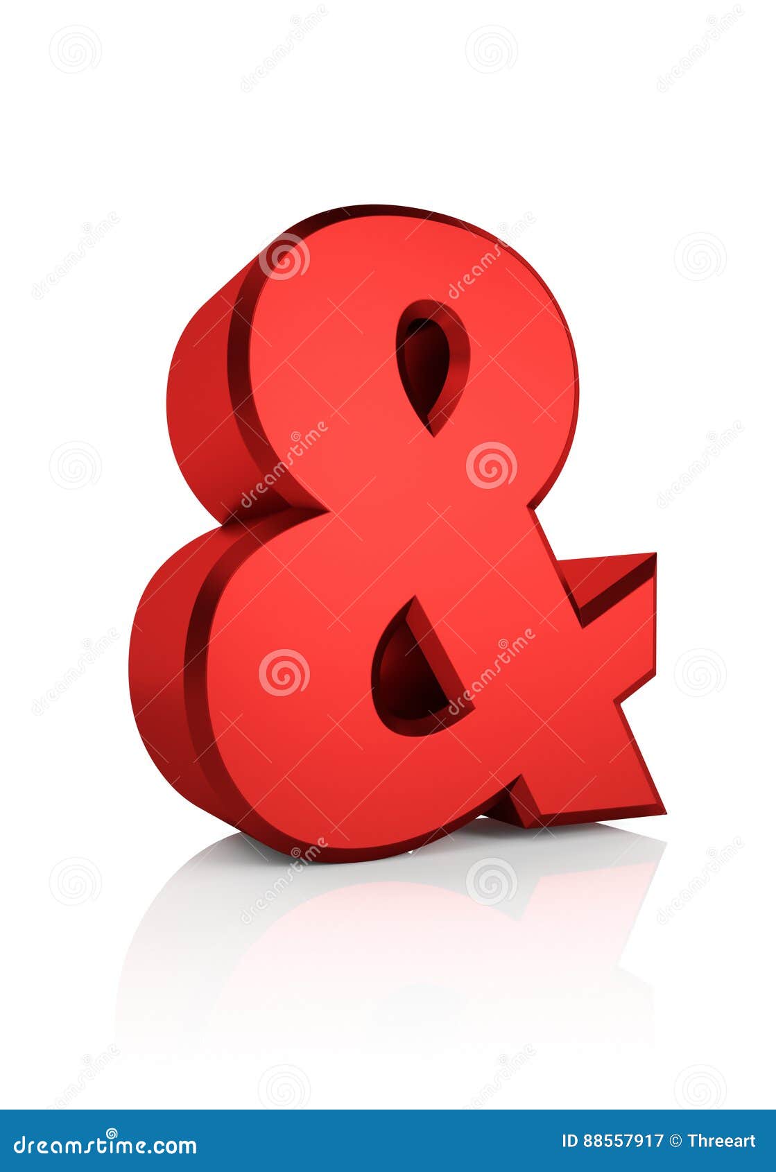 Rotes Zeichen Des Etzeichen-3D Stock Abbildung - Illustration von ...