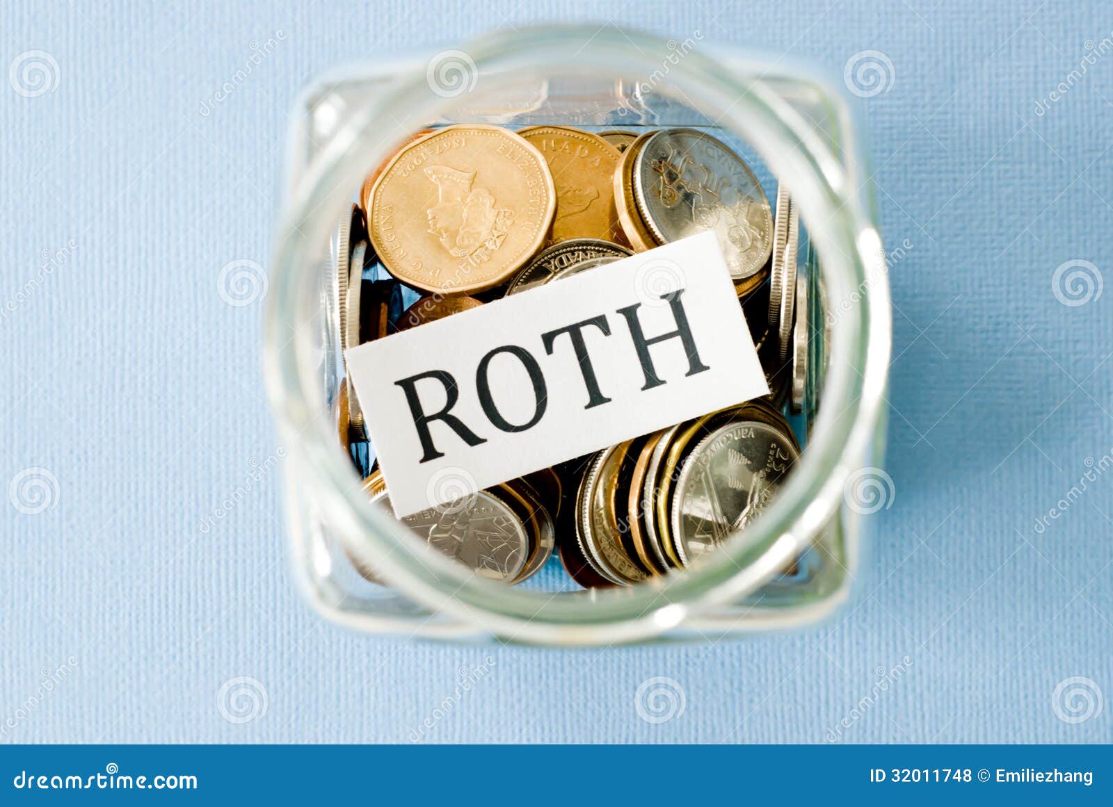 ROTH stock photo. Image of roth, wealth, retirement, coin - 32011748