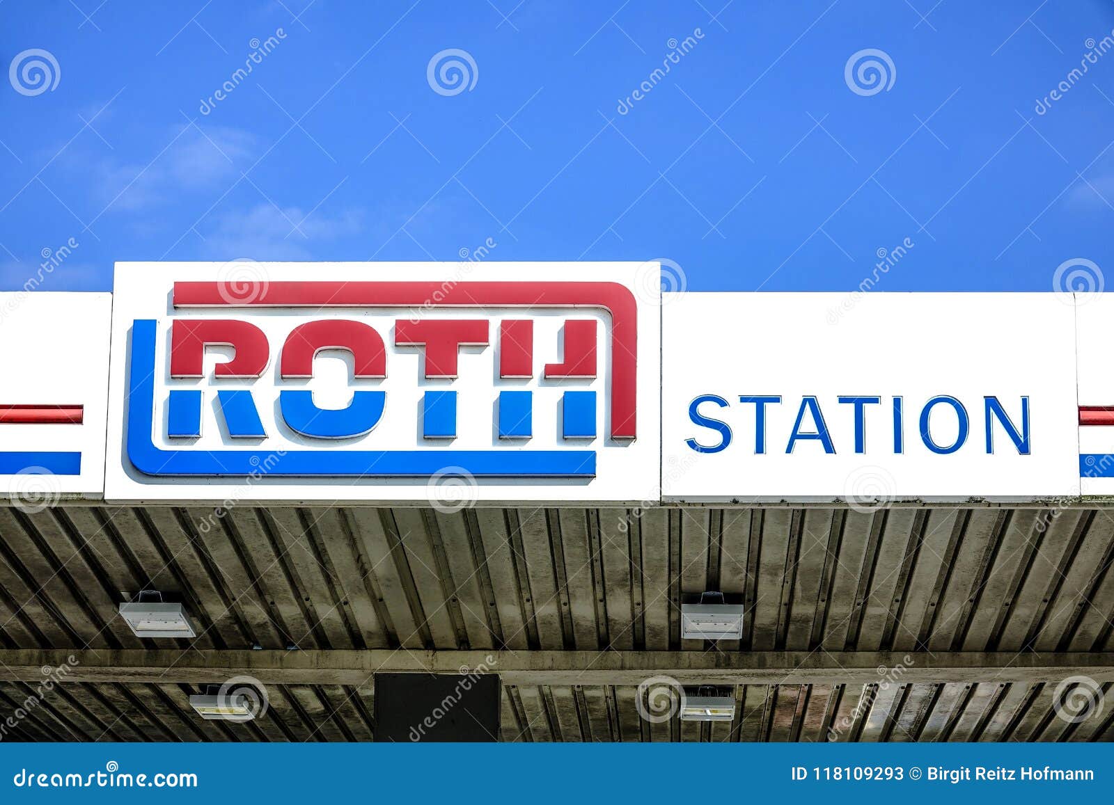 ROTH Station Logo foto de archivo editorial. Imagen de marca - 118109293