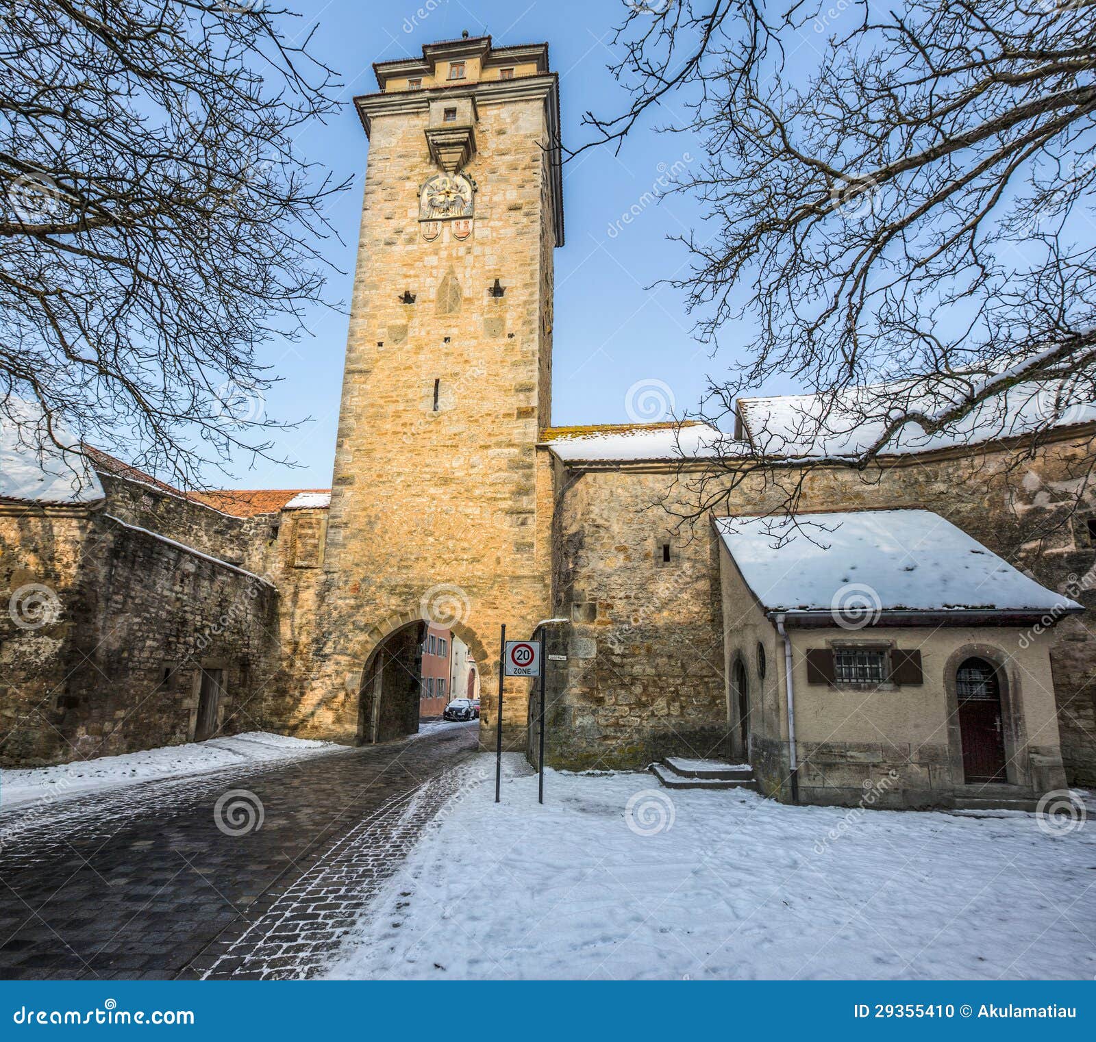 Rothenburg Ob Der Tauber, Germany - Tower Stock Photo - Image of road ...