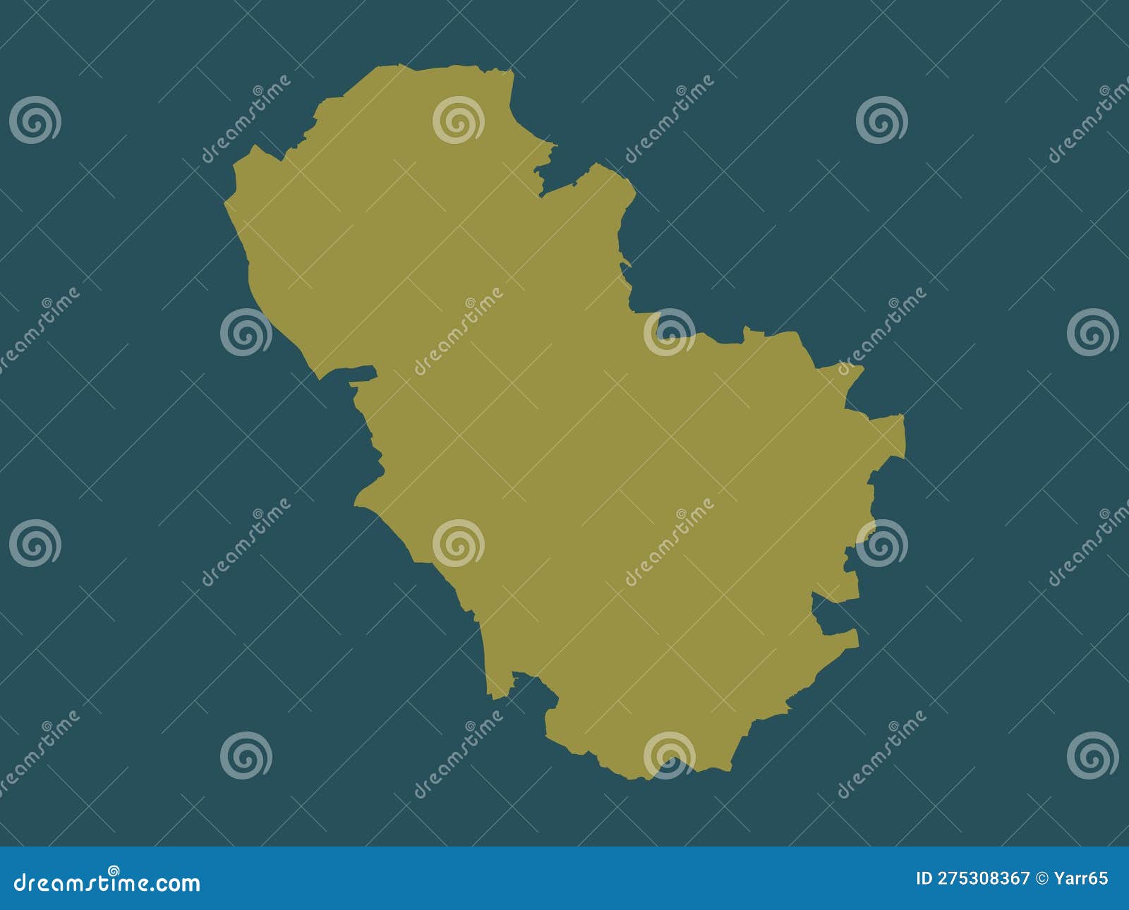 Rotherham, England - Great Britain. Solid. No Legend Stock Illustration ...