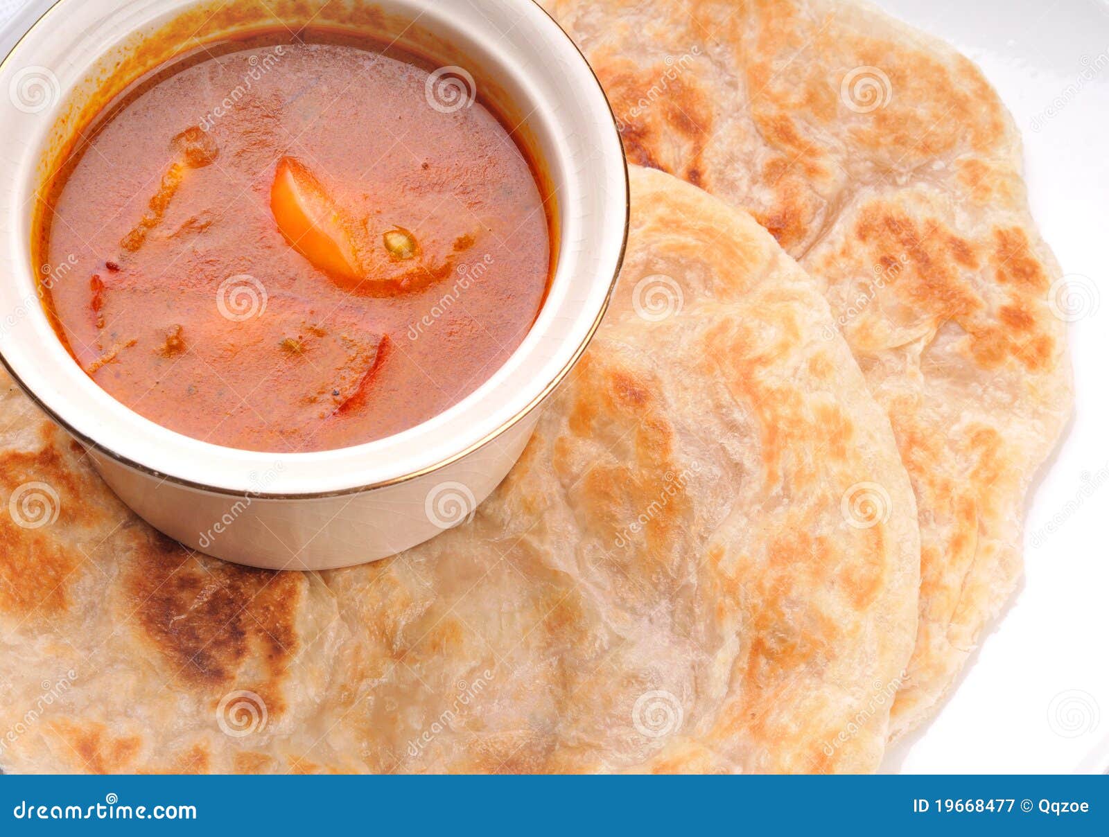 Roti canai stock image. Image of indonesia, roti, brown - 19668477