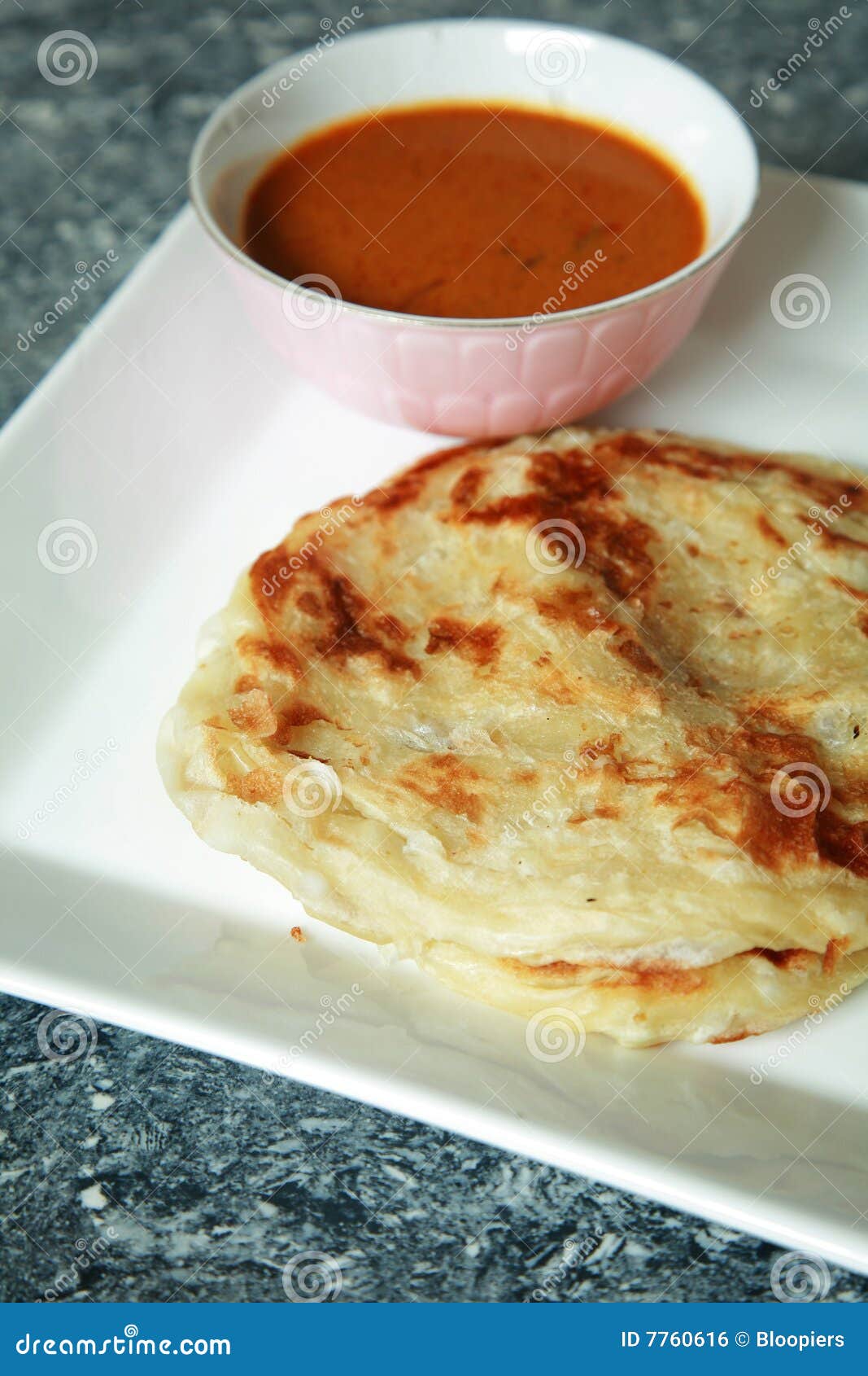 Roti canai stock photo. Image of bread, flour, spice, malaysia - 7760616