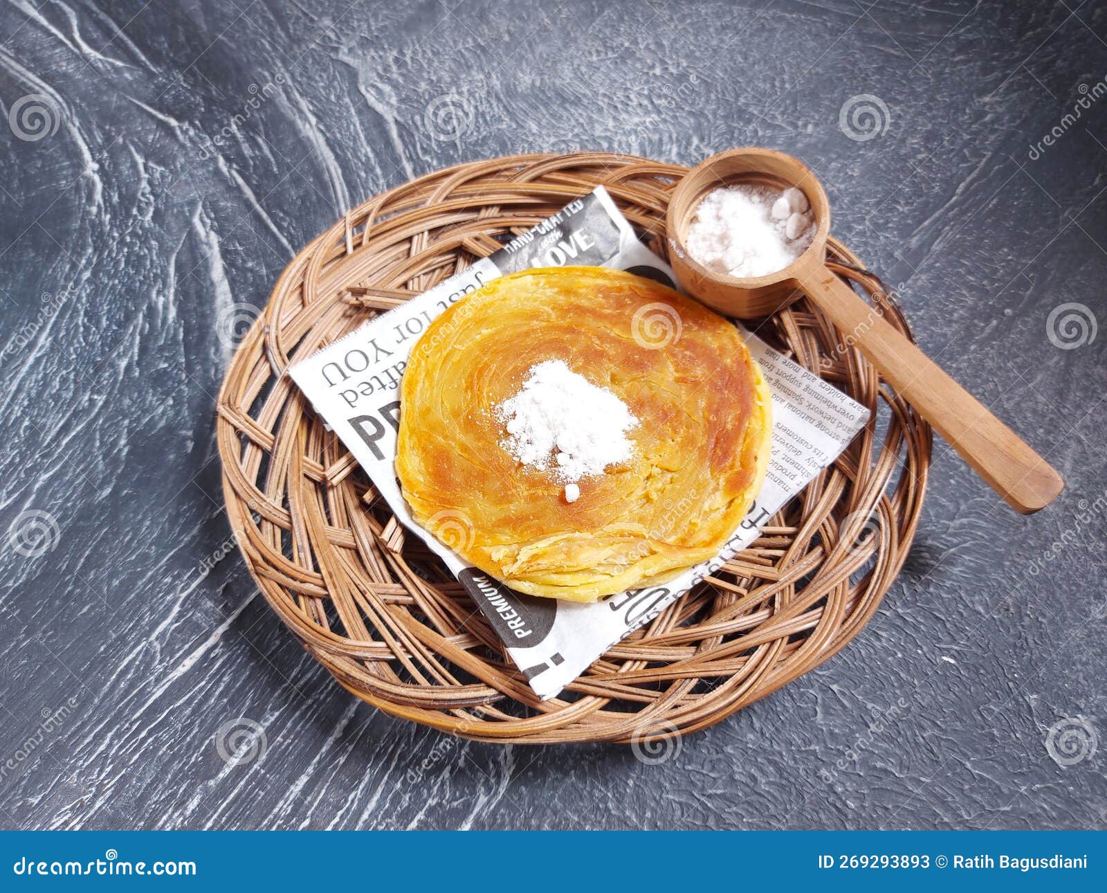 Roti Canai Or Roti Maryam It Is A Type Of Flatbread With Indian