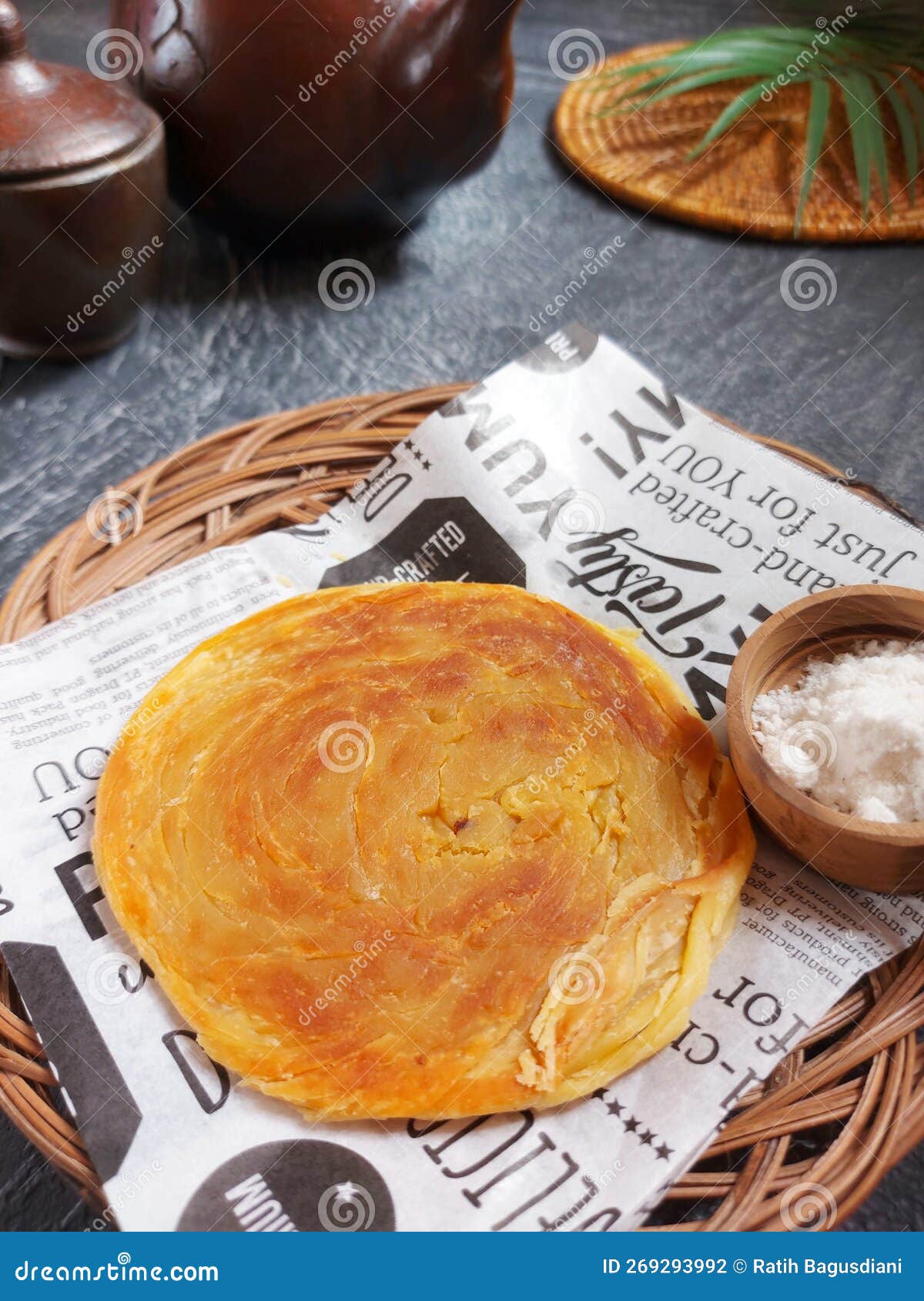 Roti Canai Or Roti Maryam It Is A Type Of Flatbread With Indian