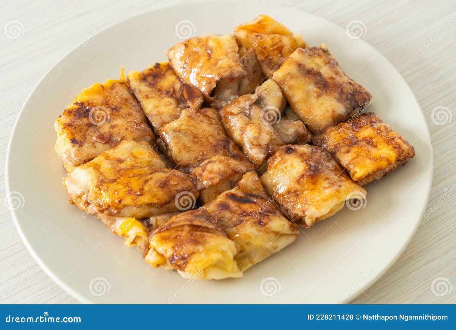 Roti with Egg, Banana and Chocolate Stock Photo - Image of flour ...