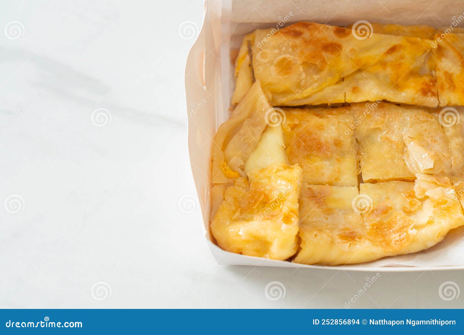Roti with Egg and Sweetened Condensed Milk Stock Photo - Image of ...