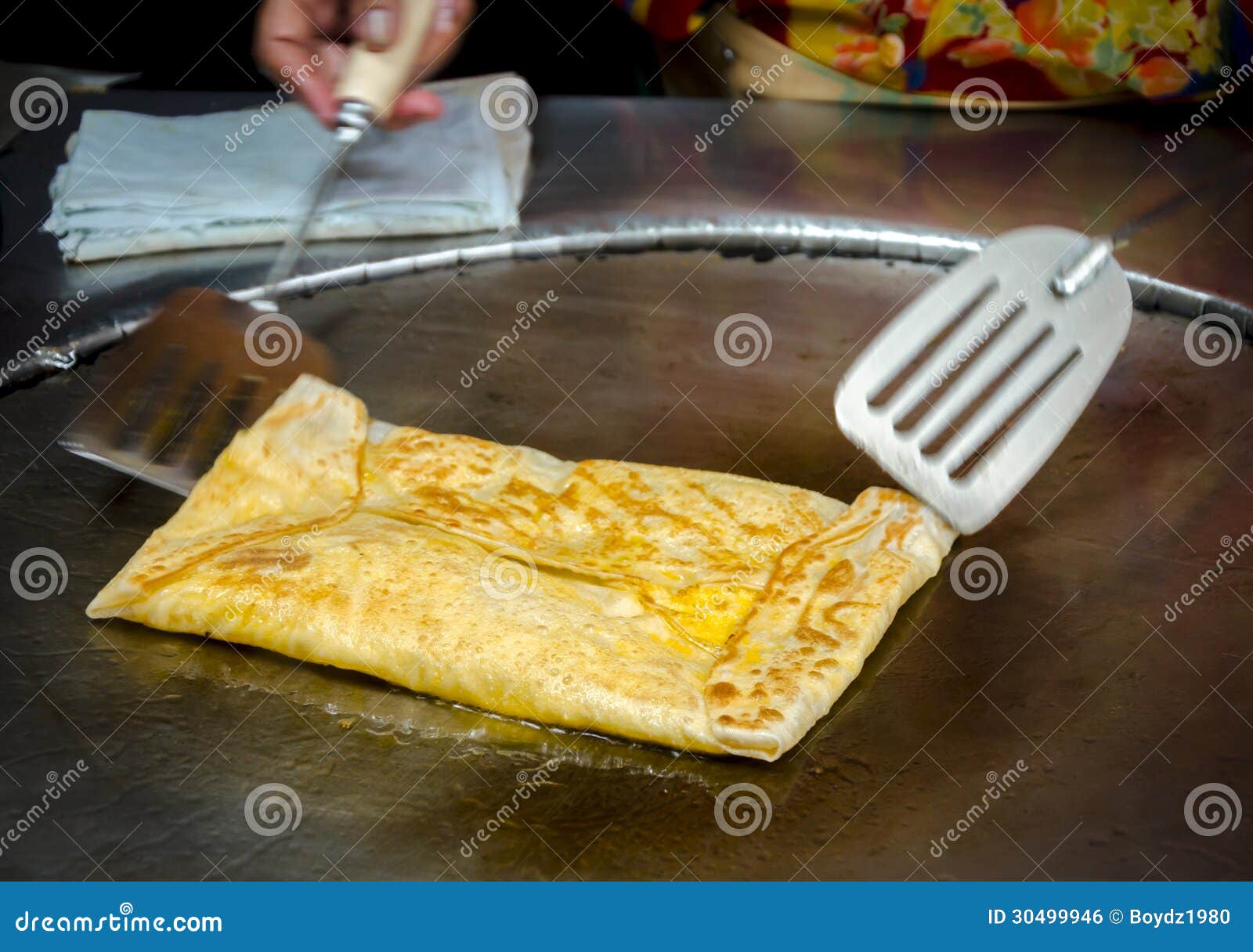 Roti fried bread stock photo. Image of layered, bakery - 30499946