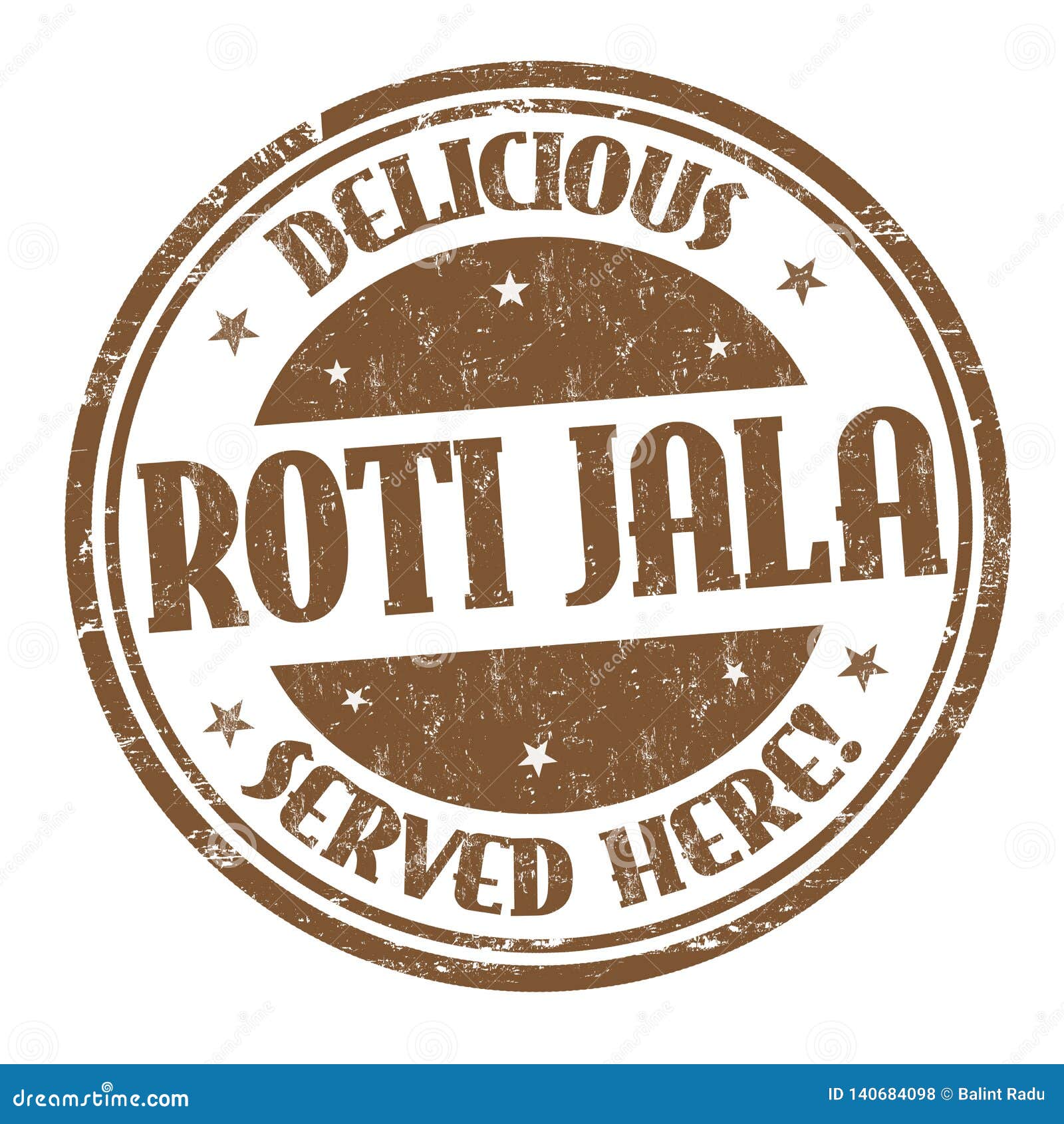 Roti Jala Sign Or Stamp Vector Illustration | CartoonDealer.com #140684098