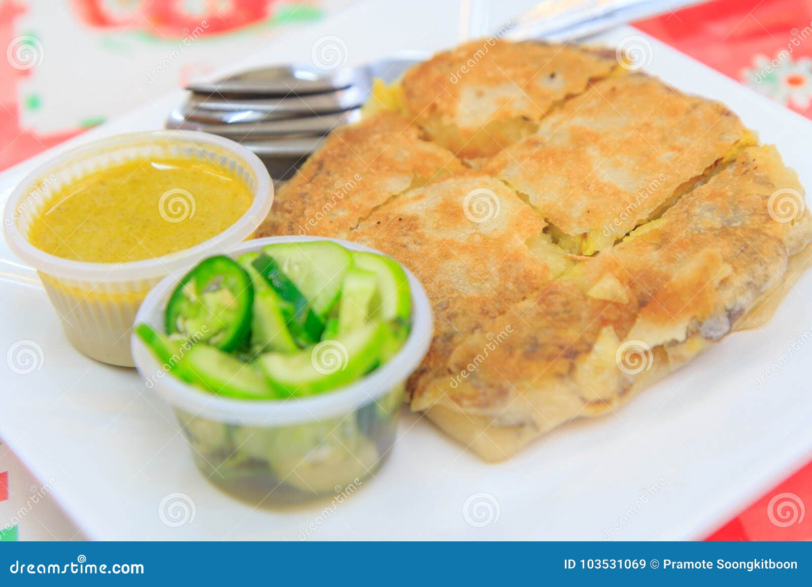 Roti mataba chicken stock image. Image of paneer, background - 103531069